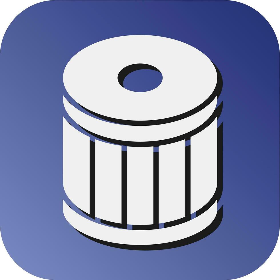 Filter Vector Glyph Gradient Background Icon For Personal And ...