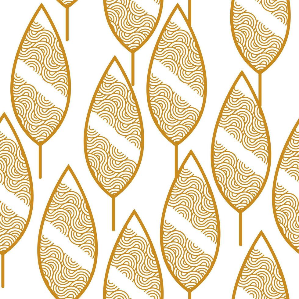 Abstract outline line seamless pattern 35395399 Vector Art at Vecteezy