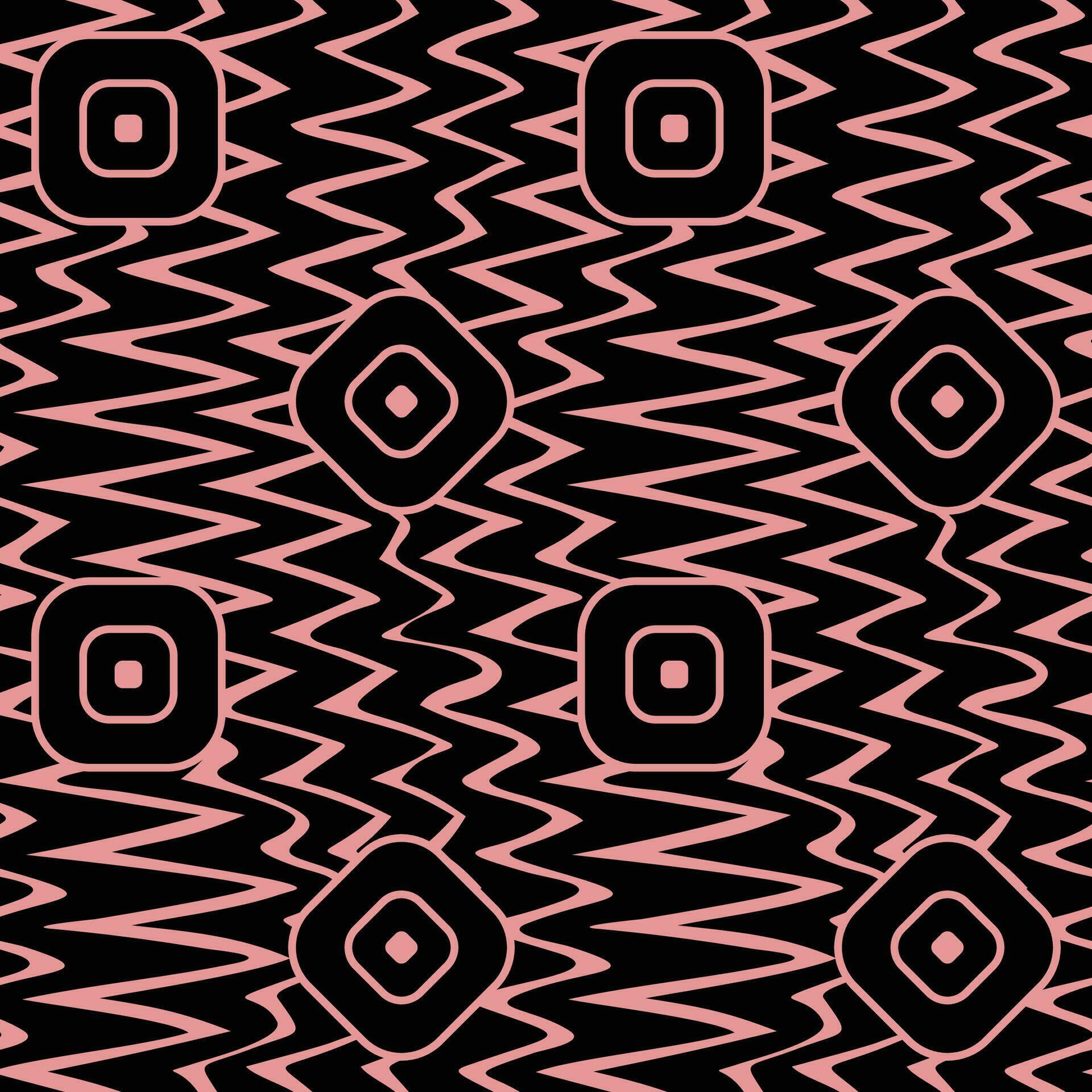 Abstract Vector Seamless Pattern With Waving Curling Lines Beauty And