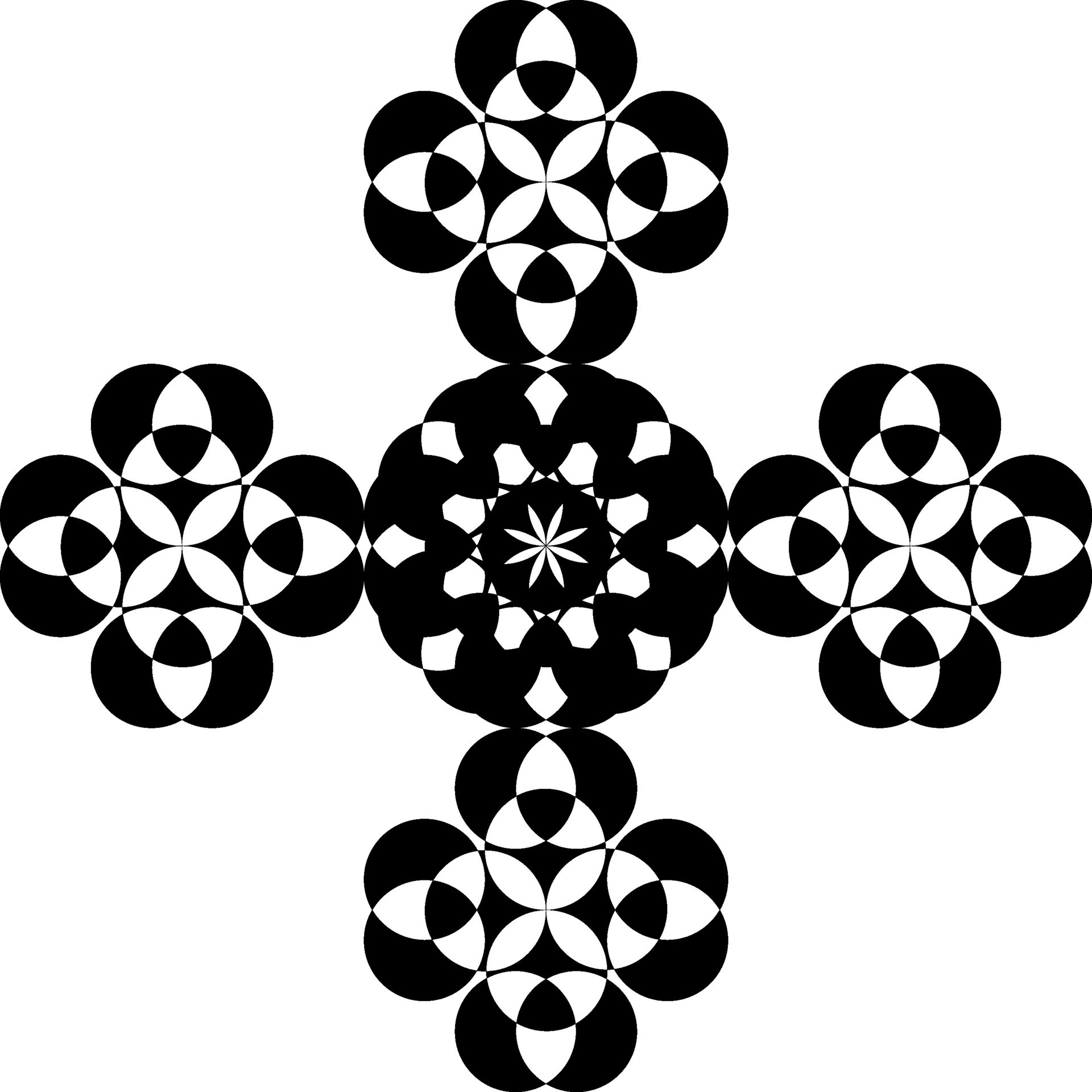 Cross design made with geometrical shapes vector or color illustration ...