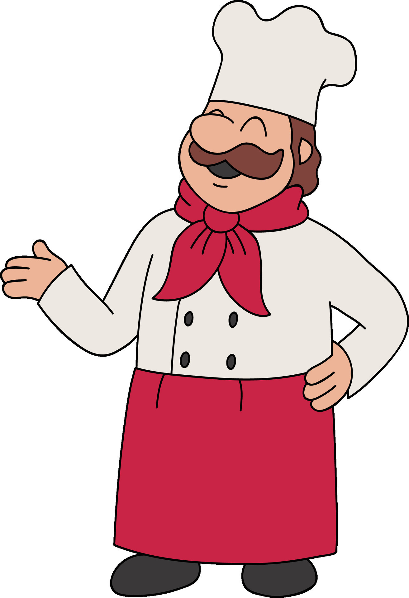 Cartoon Master Chef 35403233 Vector Art at Vecteezy