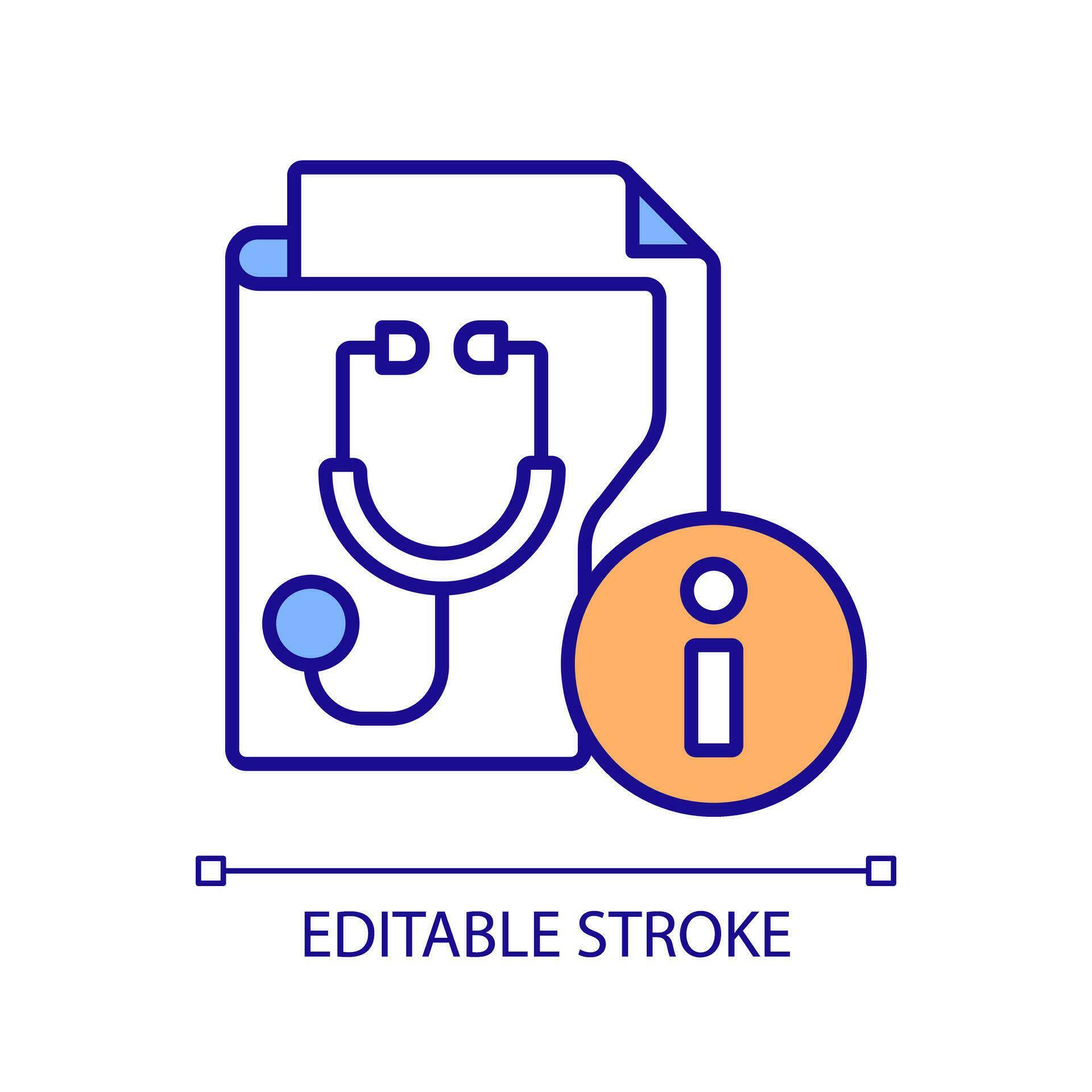 2d Editable Modularity Icon Representing Health Interoperability Resources Isolated Vector