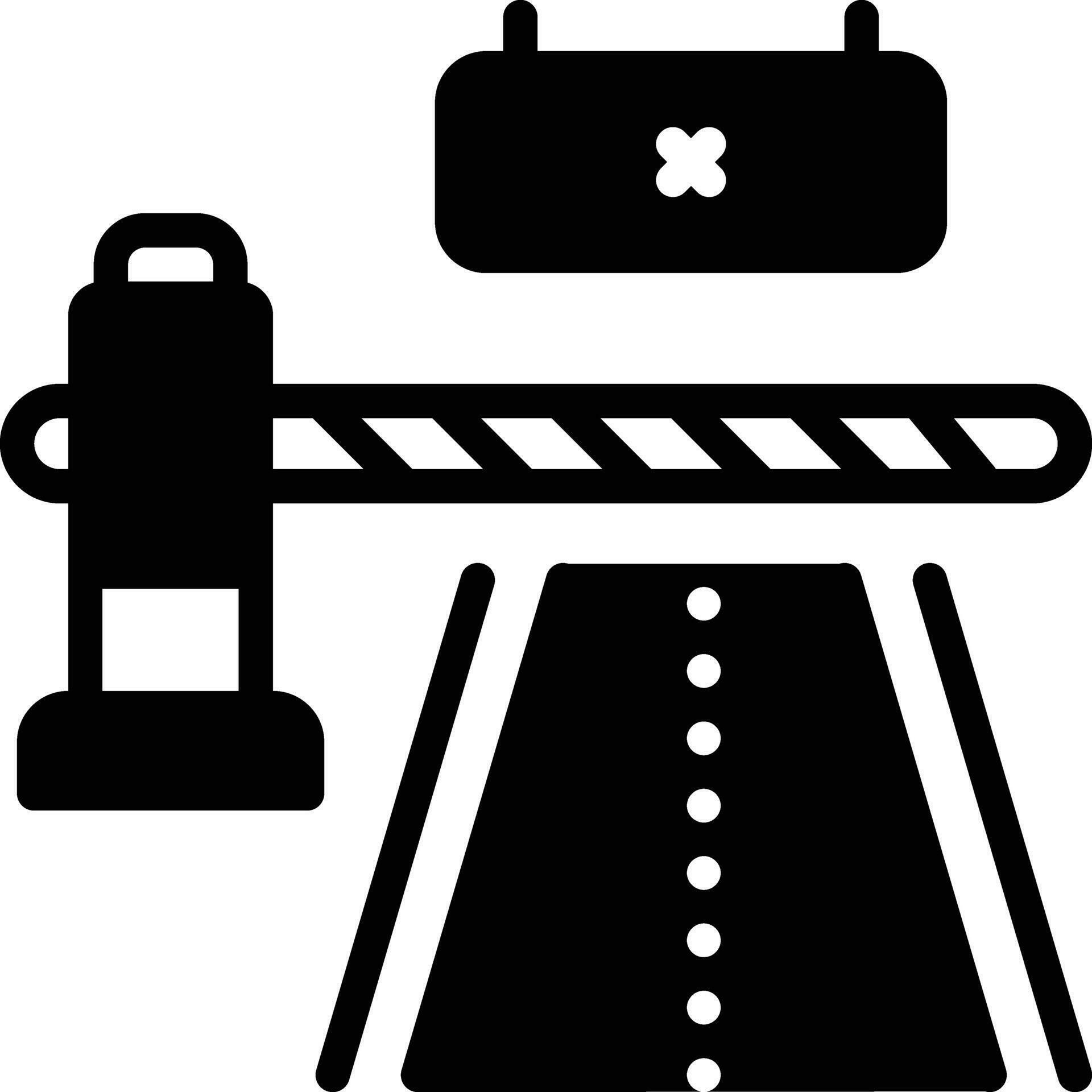 solid icon for barrier 35409178 Vector Art at Vecteezy