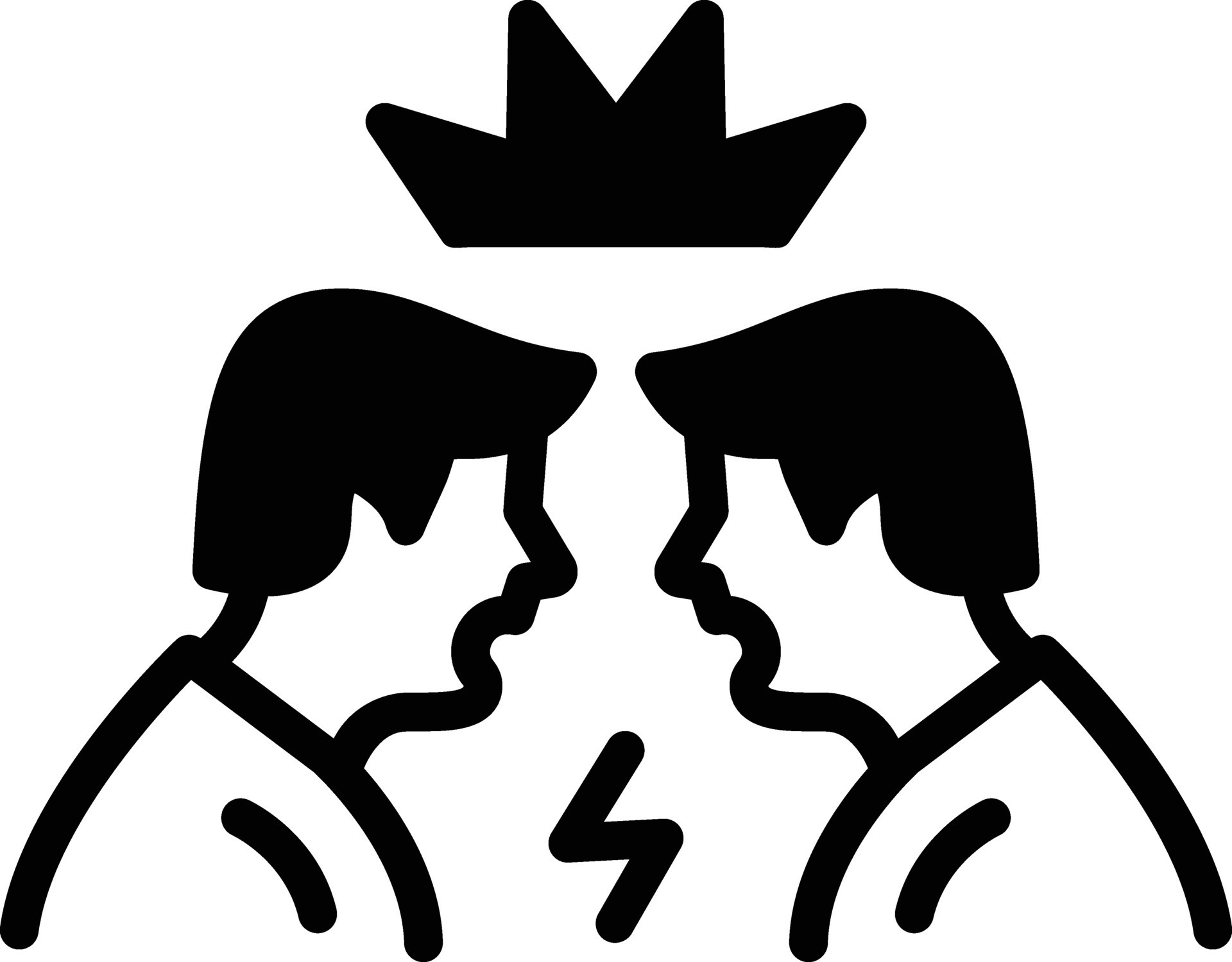 solid icon for wrangle 35409325 Vector Art at Vecteezy