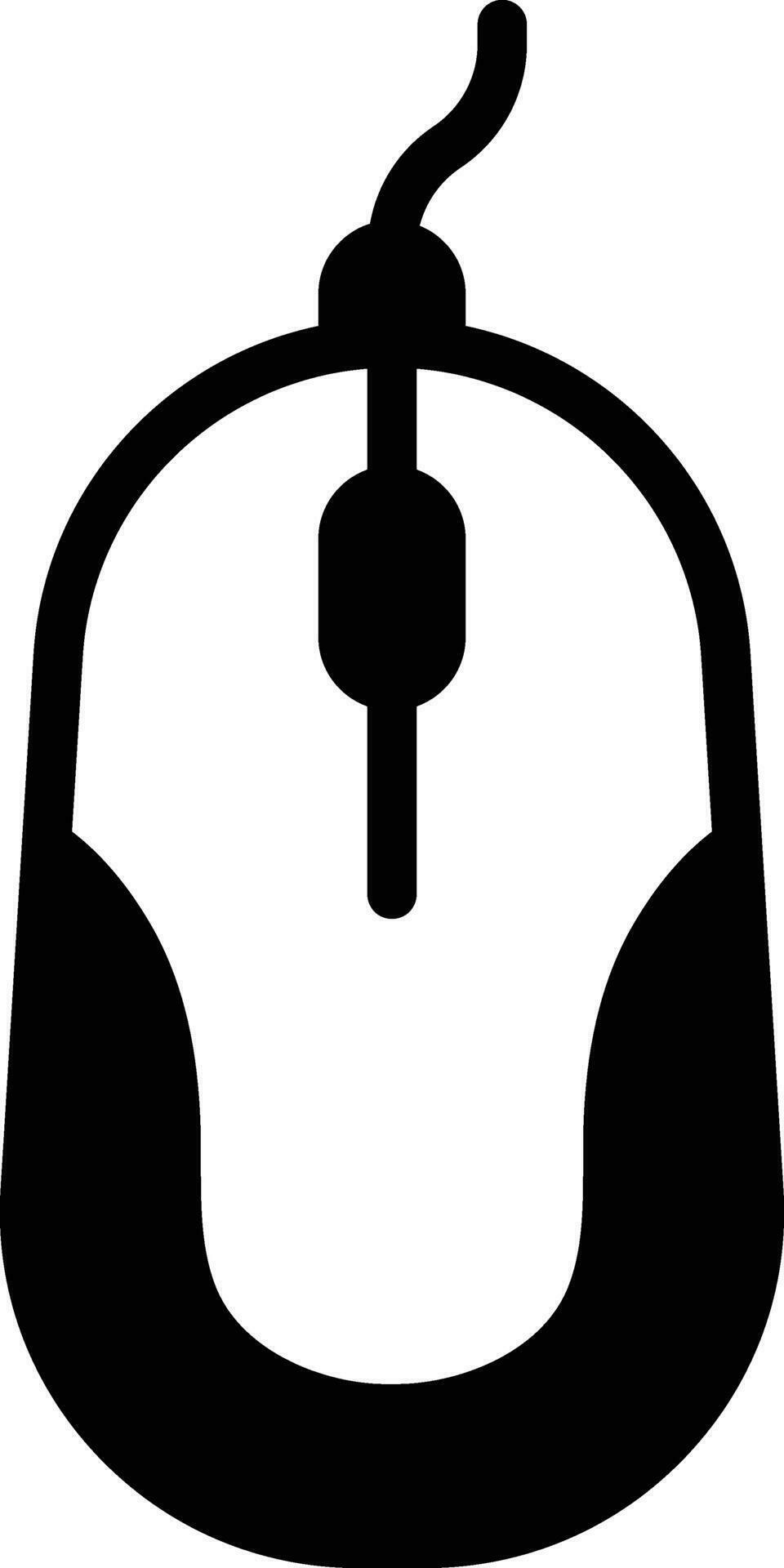 solid icon for mouse 35409330 Vector Art at Vecteezy