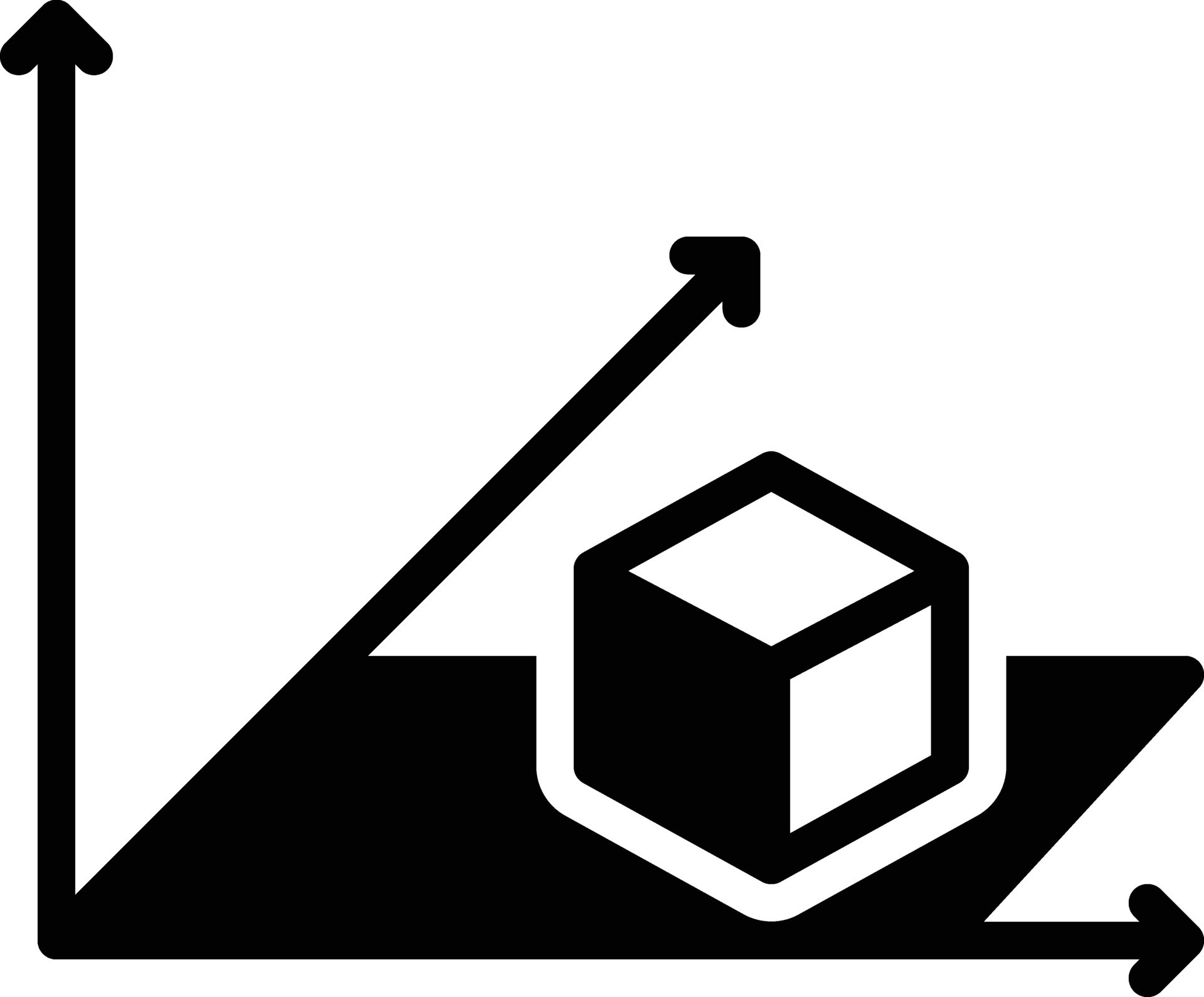 solid icon for axis 35409480 Vector Art at Vecteezy