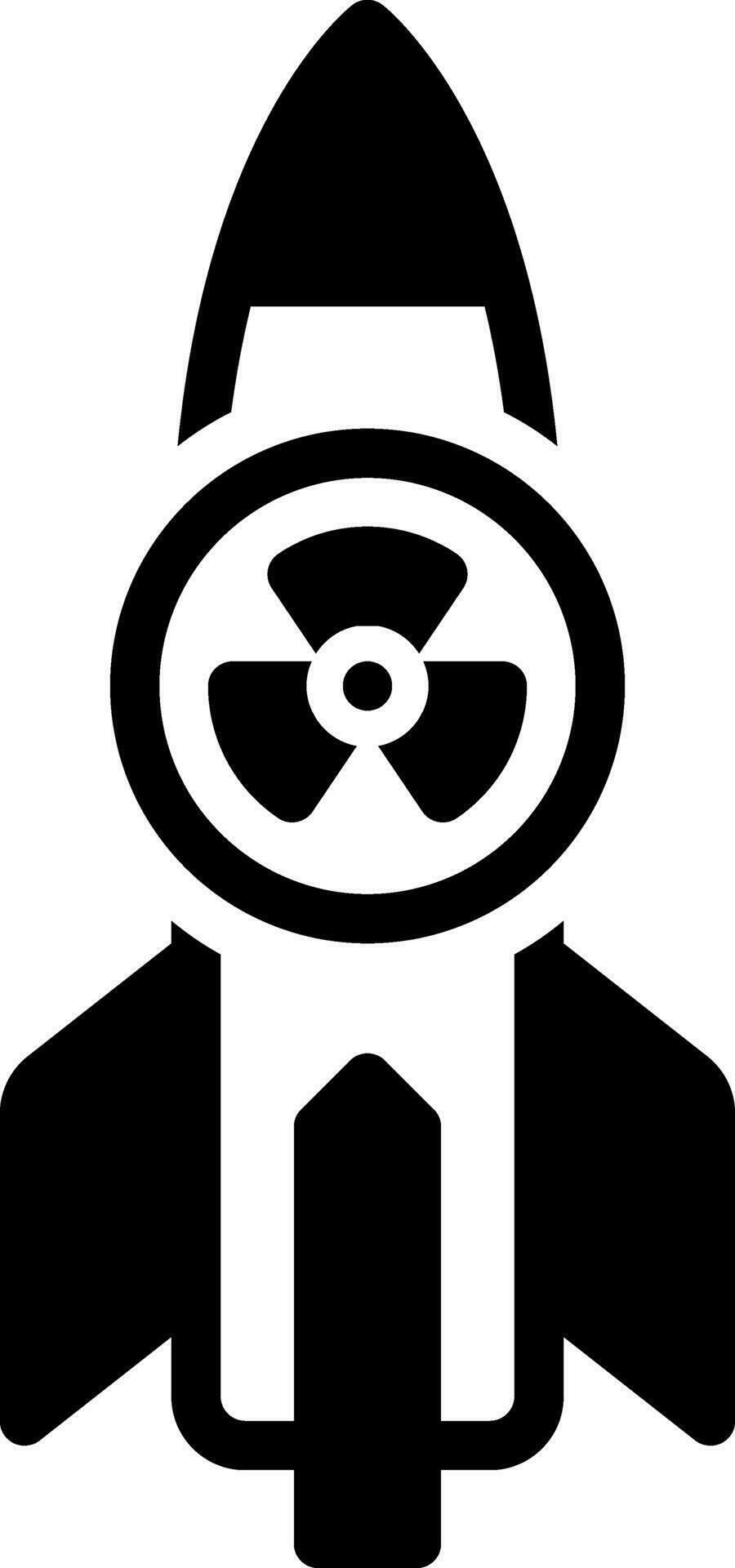 solid icon for nuke 35410302 Vector Art at Vecteezy