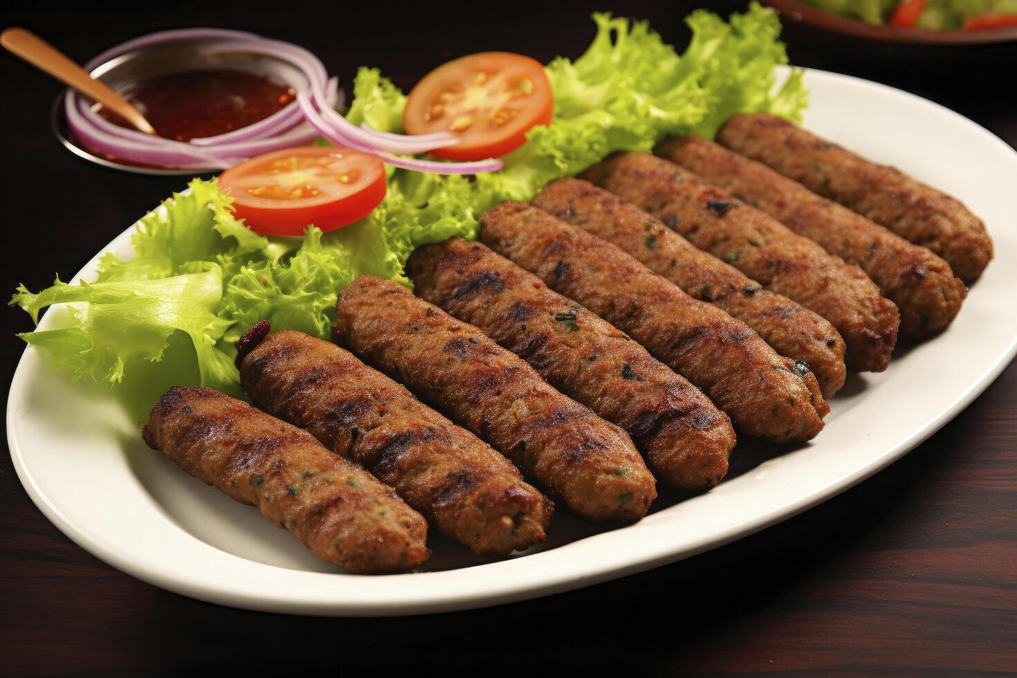 AI generated Tasty seekh kabab. AI Generated. 35415725 Stock Photo at ...