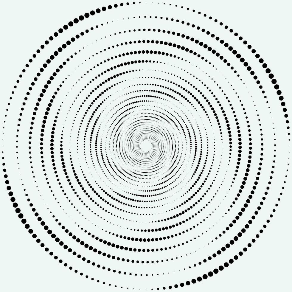 Halftone Dot Background Pattern Vector Illustration Circle Dynamic