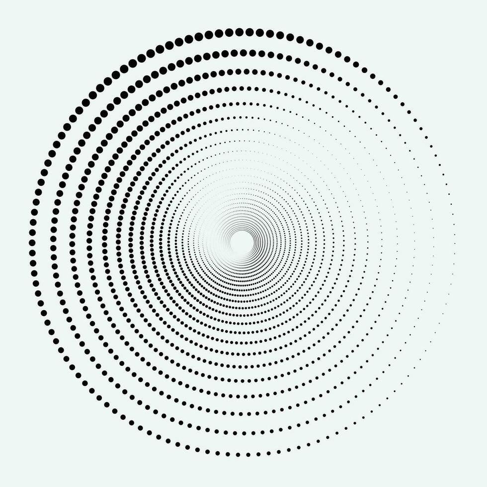 Halftone Dot Background Pattern Vector Illustration Circle Dynamic
