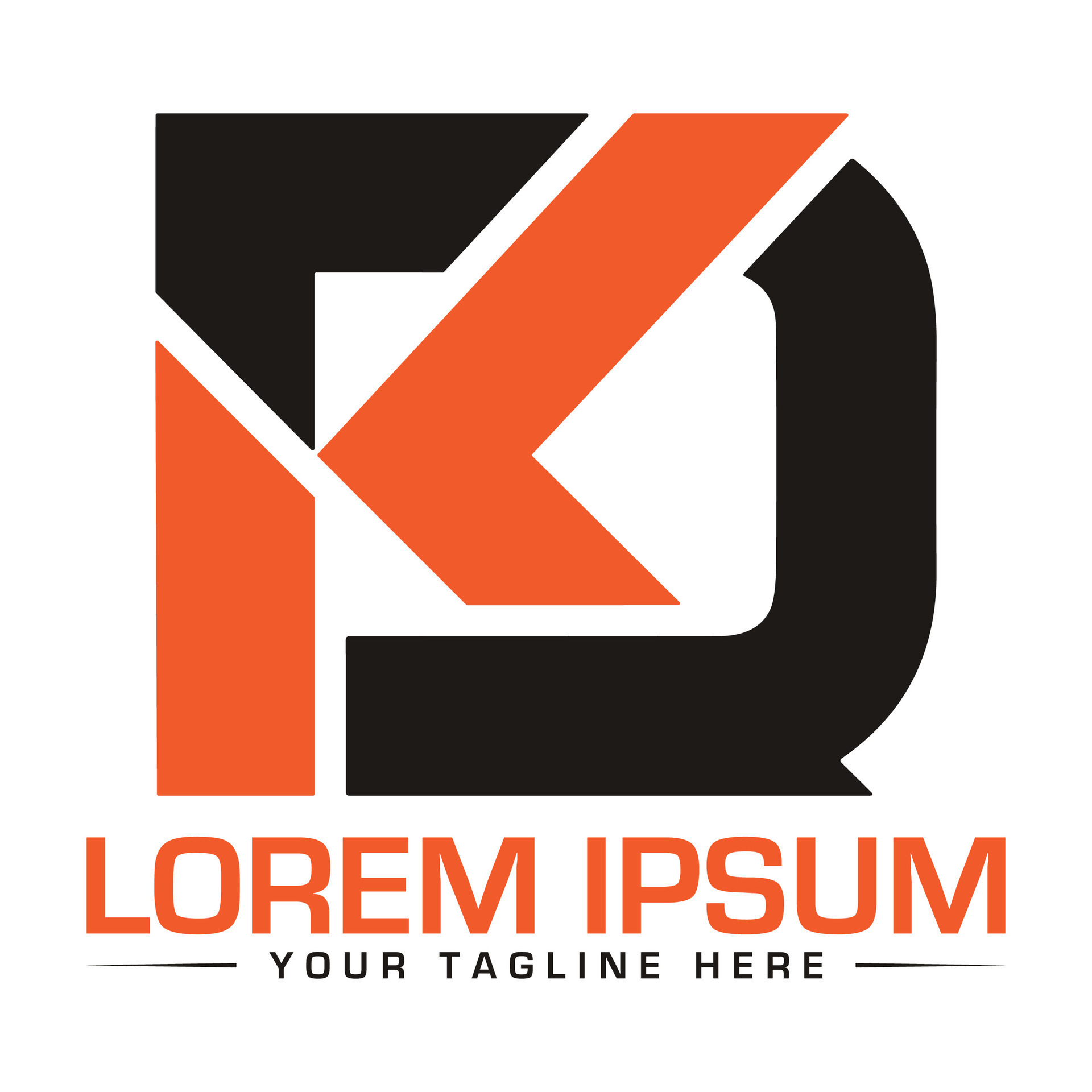 KD Logo Design Unique and Creative Logo Design 35441860 Vector Art at Vecteezy