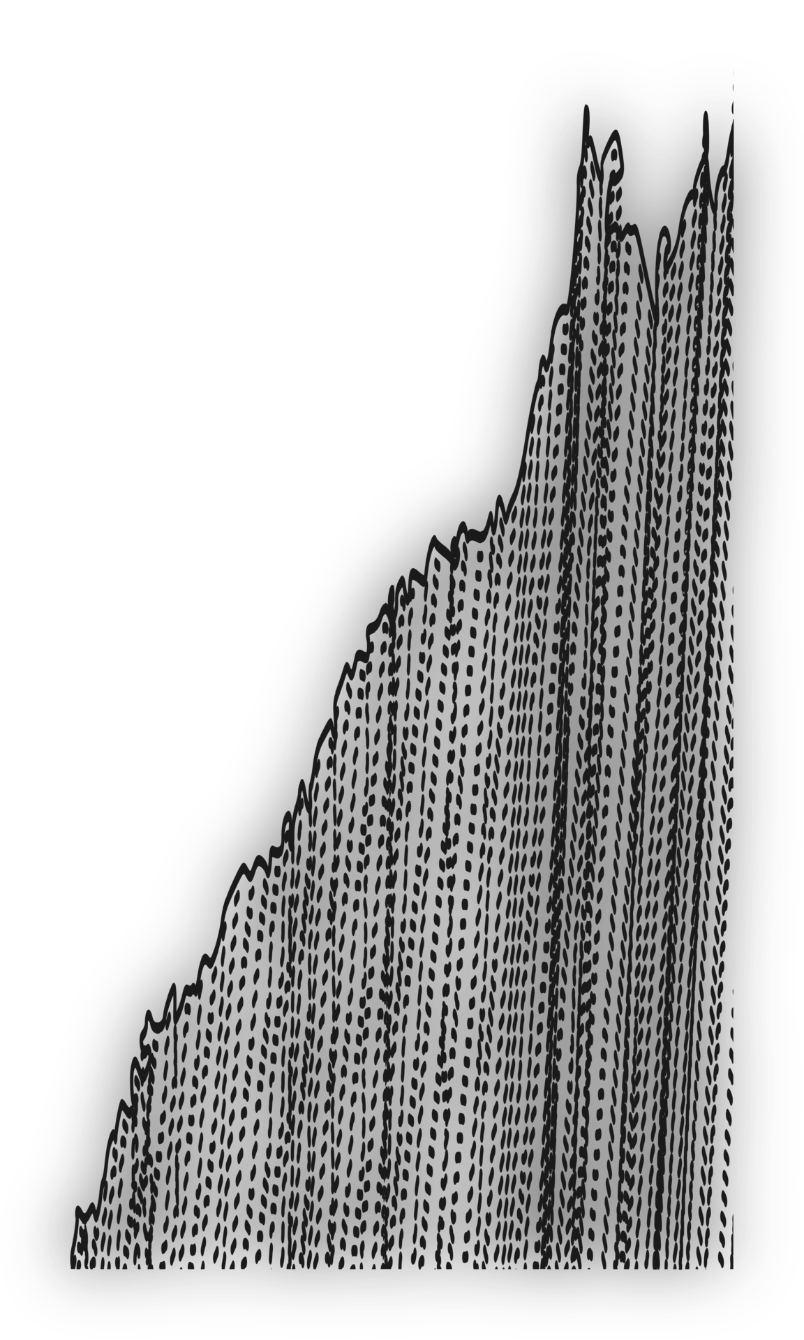 Abstract Wavy Lines Element Flowing Particles Wave Pattern 3d Curve Halftone 35442536 Png