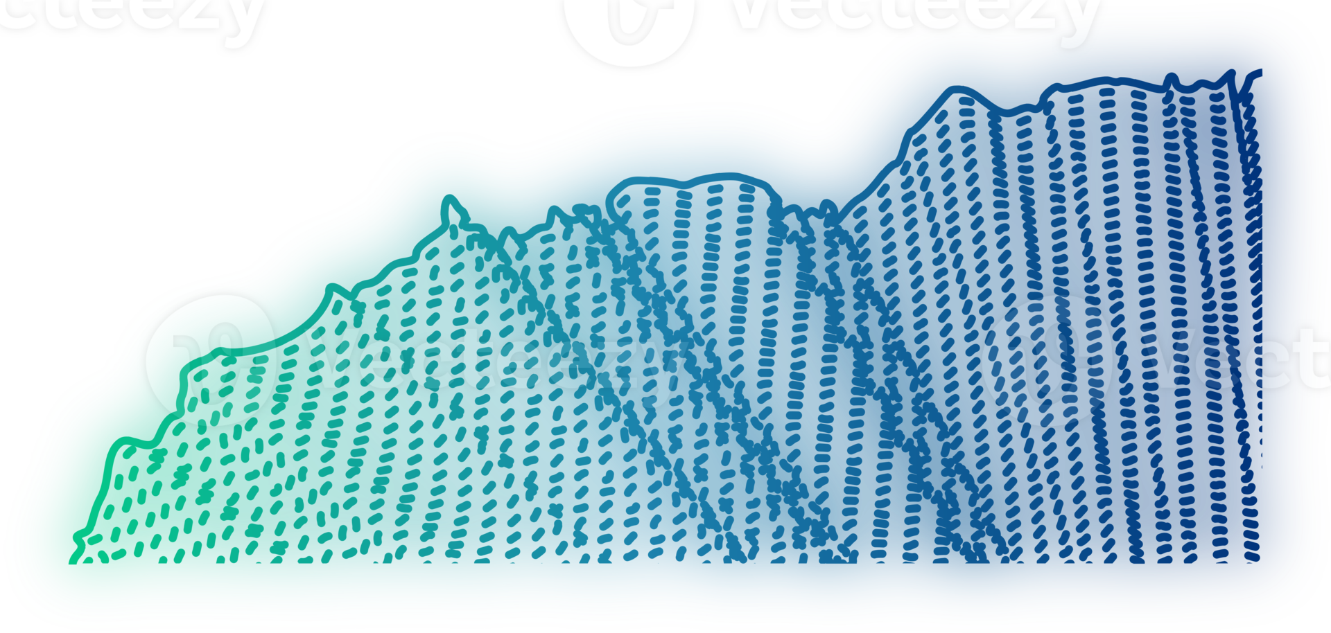 Abstract Wavy Lines Element Flowing Particles Wave Pattern 3d Curve Halftone 35442549 Png