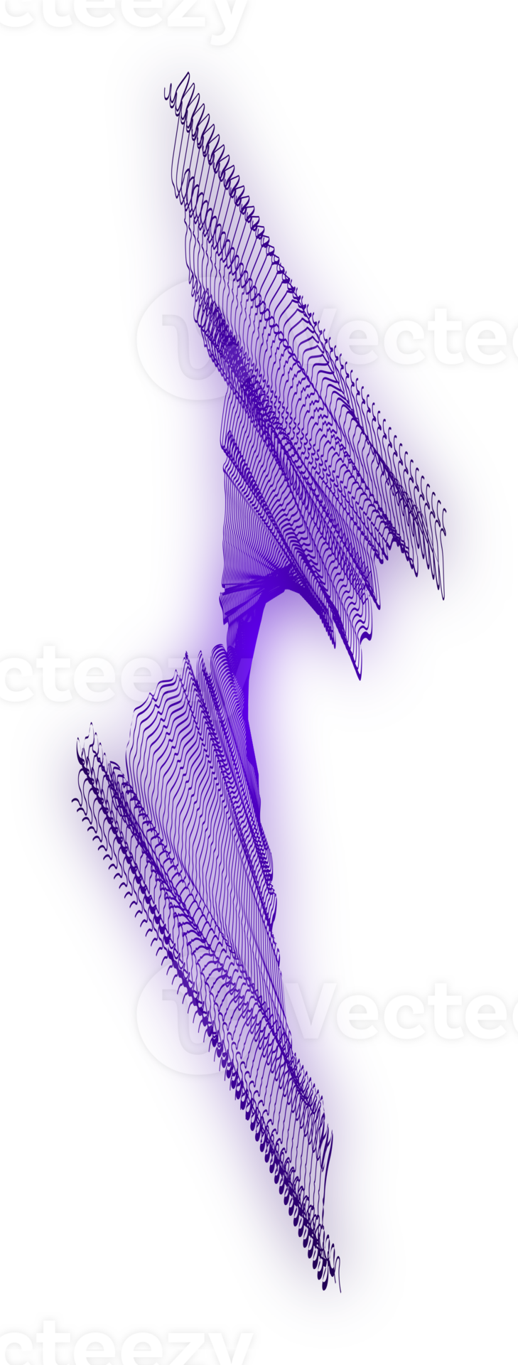 Abstract Wavy Lines Element Flowing Particles Wave Pattern 3d Curve