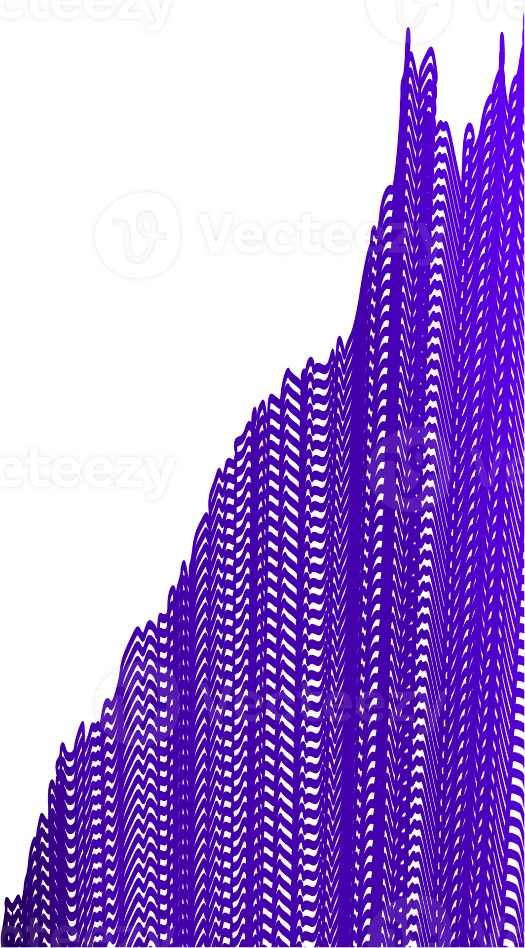 Abstract Wavy Lines Element Flowing Particles Wave Pattern 3d Curve Halftone 35442570 Png