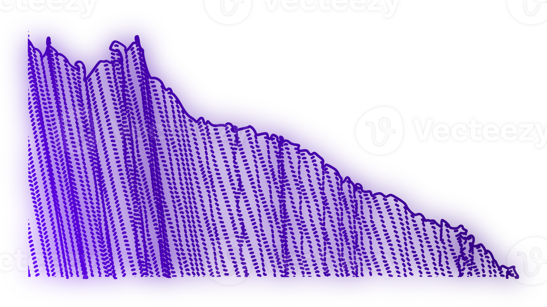 Abstract Wavy Lines Element Flowing Particles Wave Pattern 3d Curve Halftone 35442576 Png