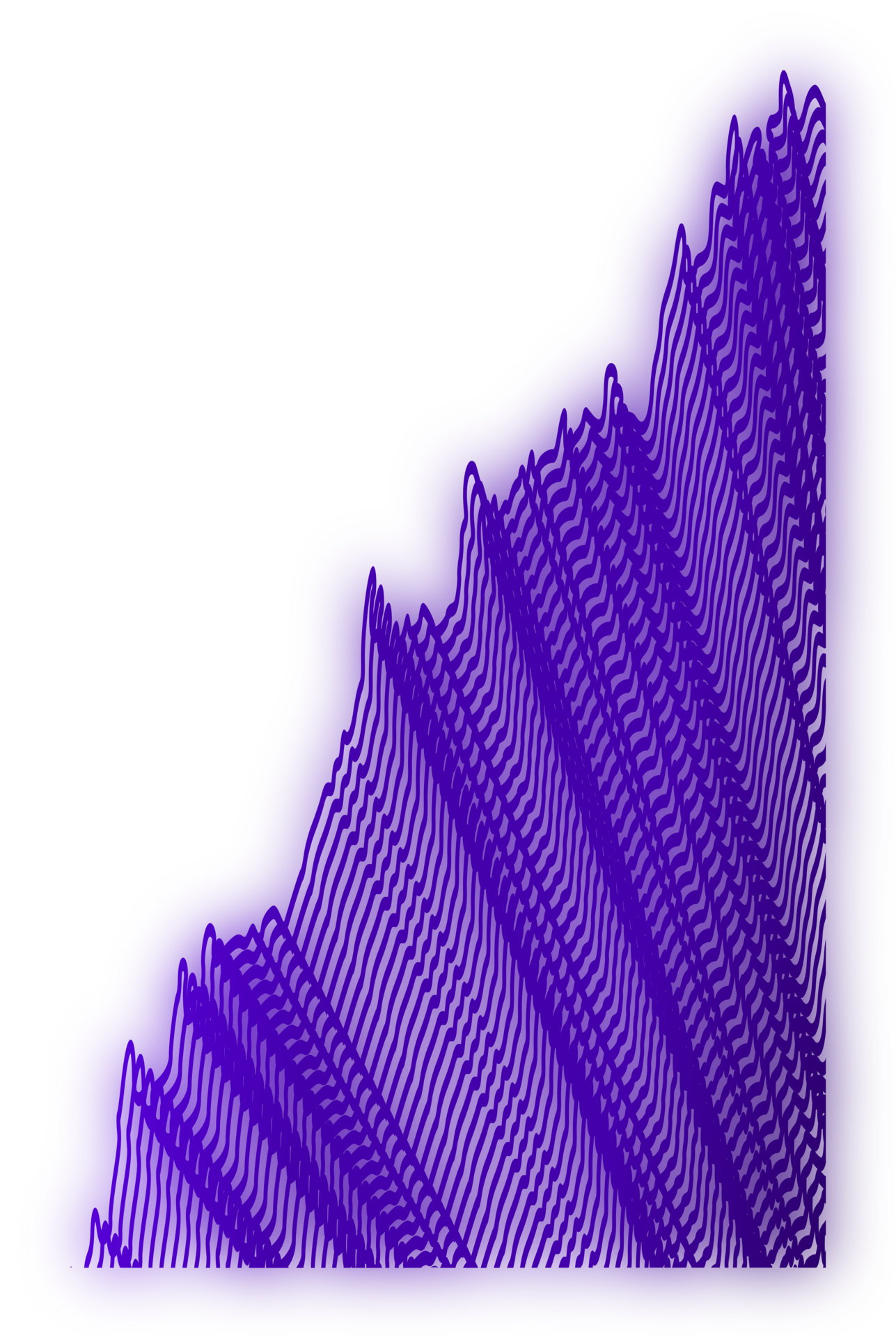 Abstract Wavy Lines Element Flowing Particles Wave Pattern 3d Curve Halftone 35442581 Png