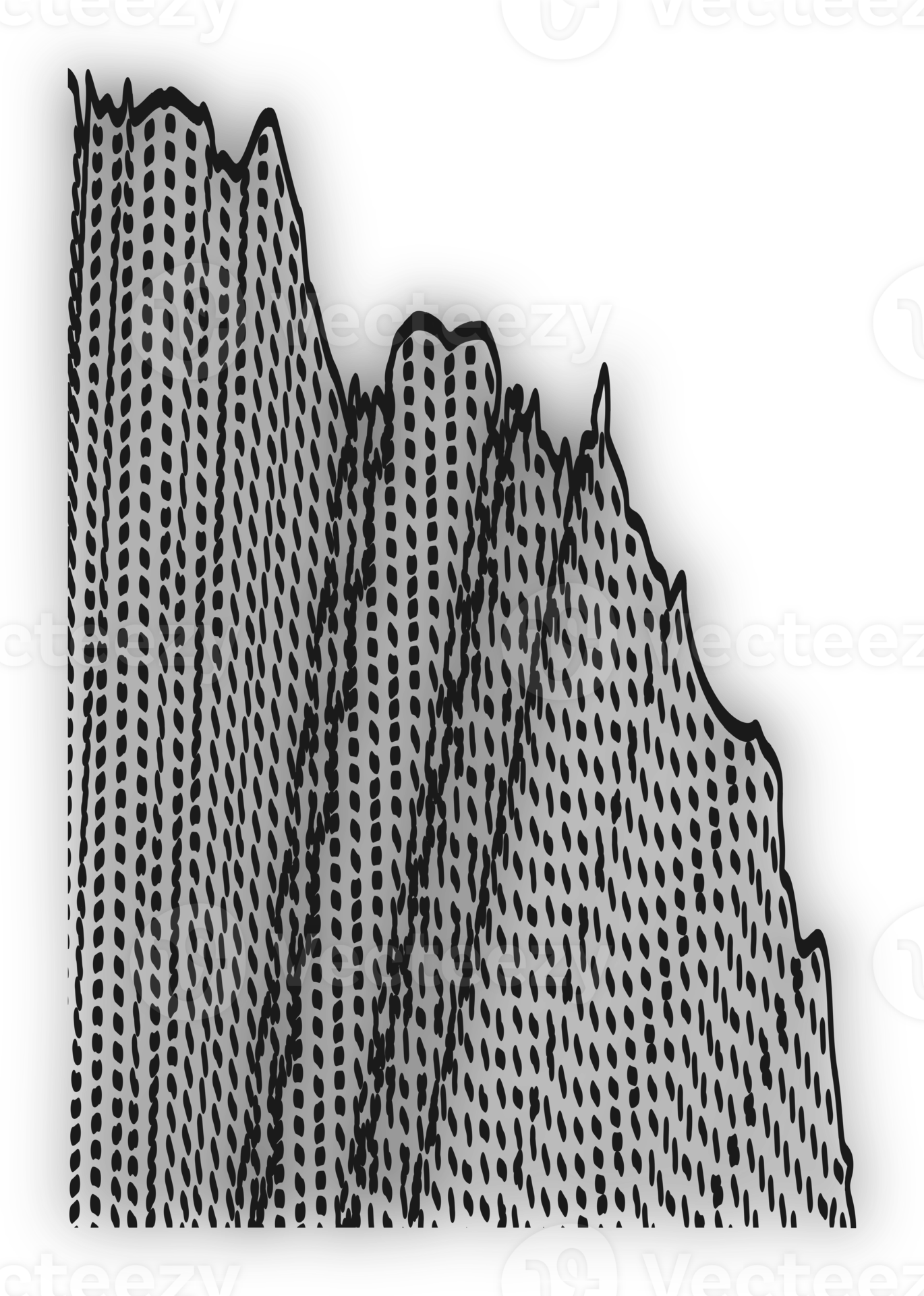 Abstract Wavy Lines Element Flowing Particles Wave Pattern 3d Curve Halftone 35442588 Png