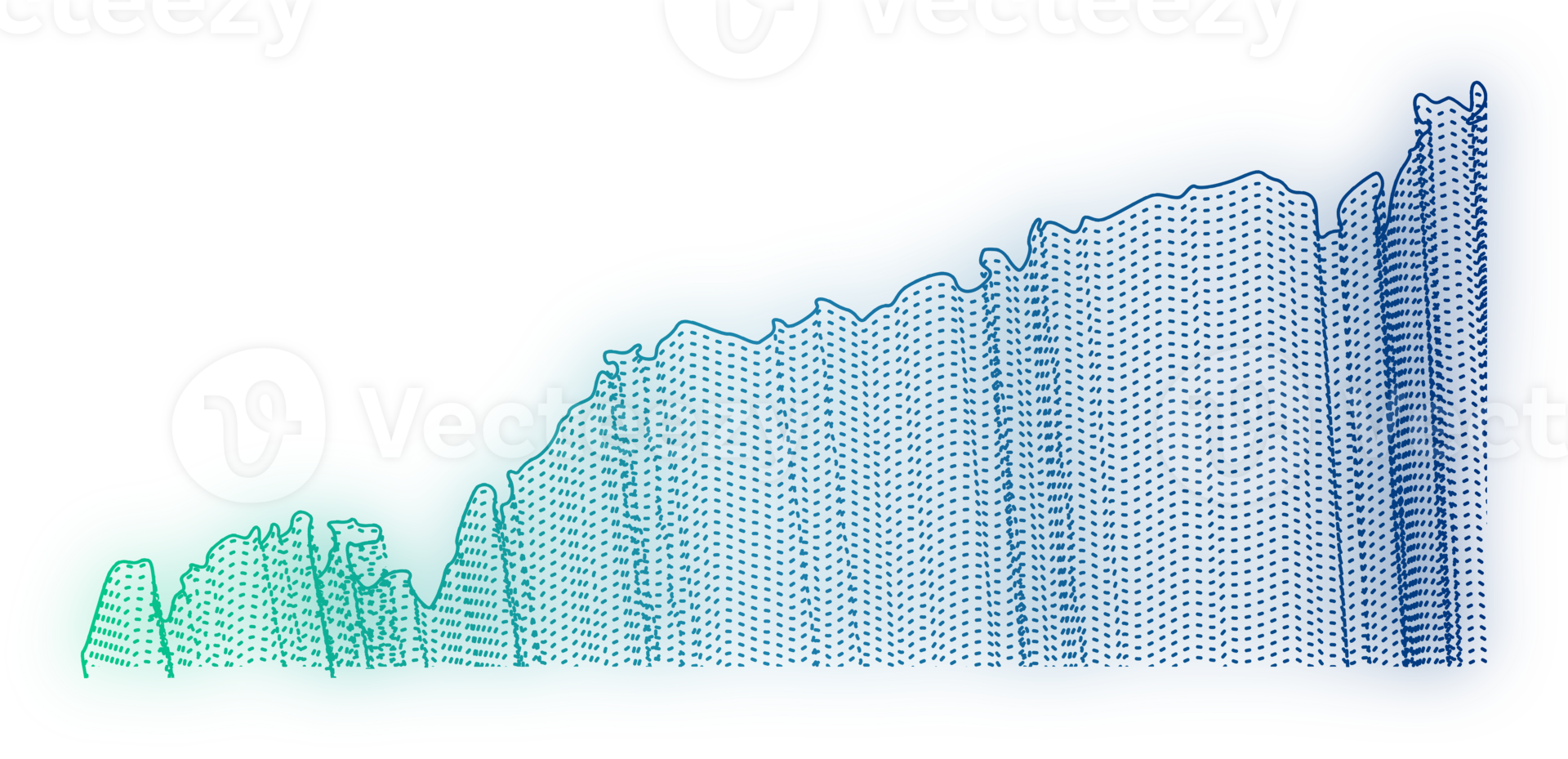 Abstract Wavy Lines Element Flowing Particles Wave Pattern 3d Curve