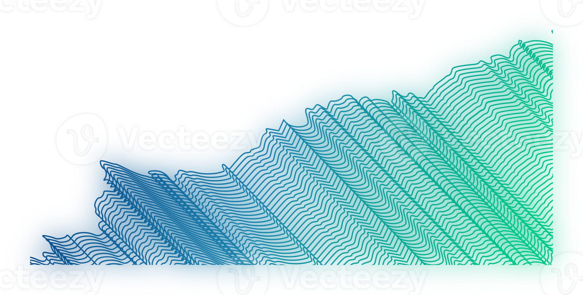 Abstract Wavy Lines Element Flowing Particles Wave Pattern 3d Curve Halftone 35442601 Png