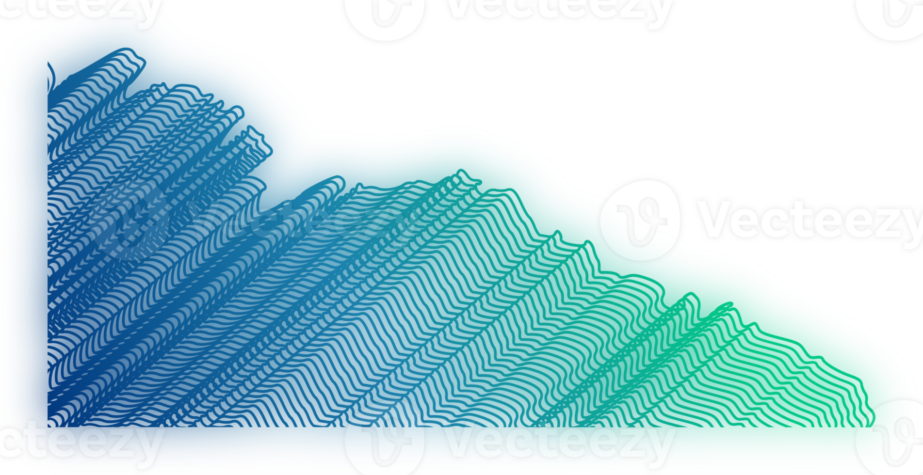 Abstract Wavy Lines Element Flowing Particles Wave Pattern 3d Curve
