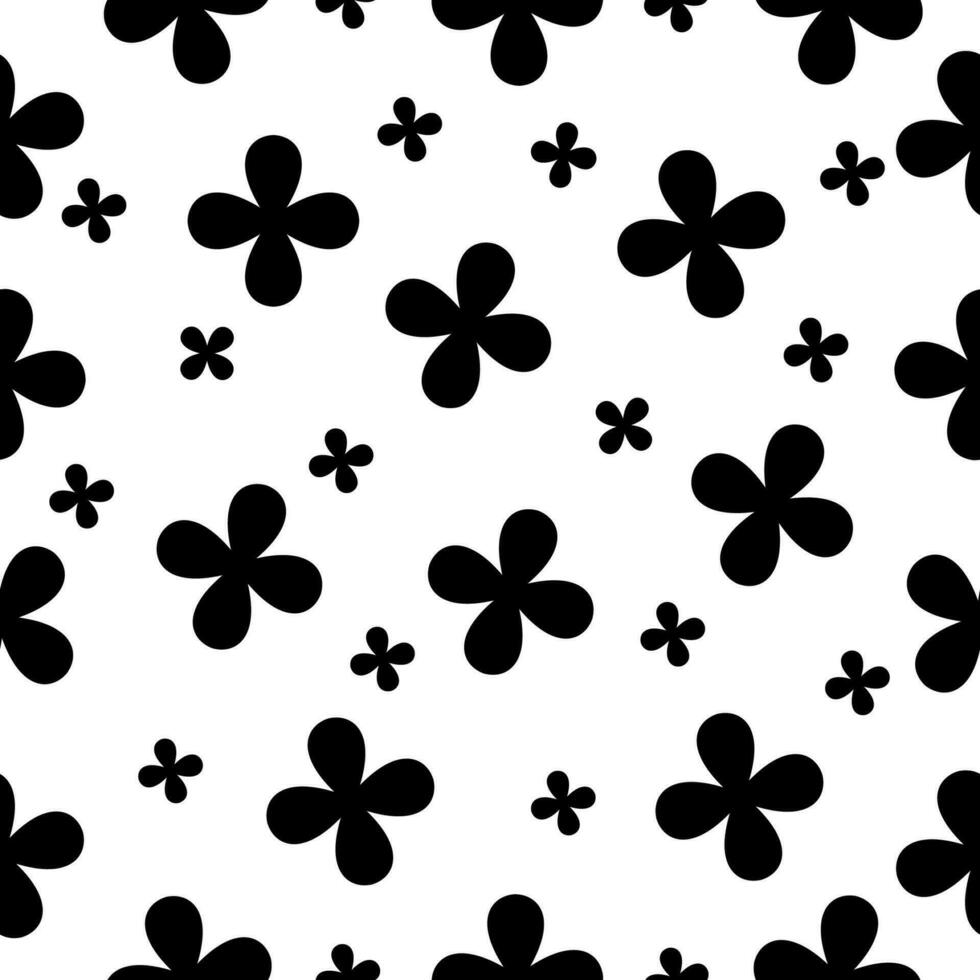 Vector seamless pattern brutalism simple black design 35450659 Vector ...