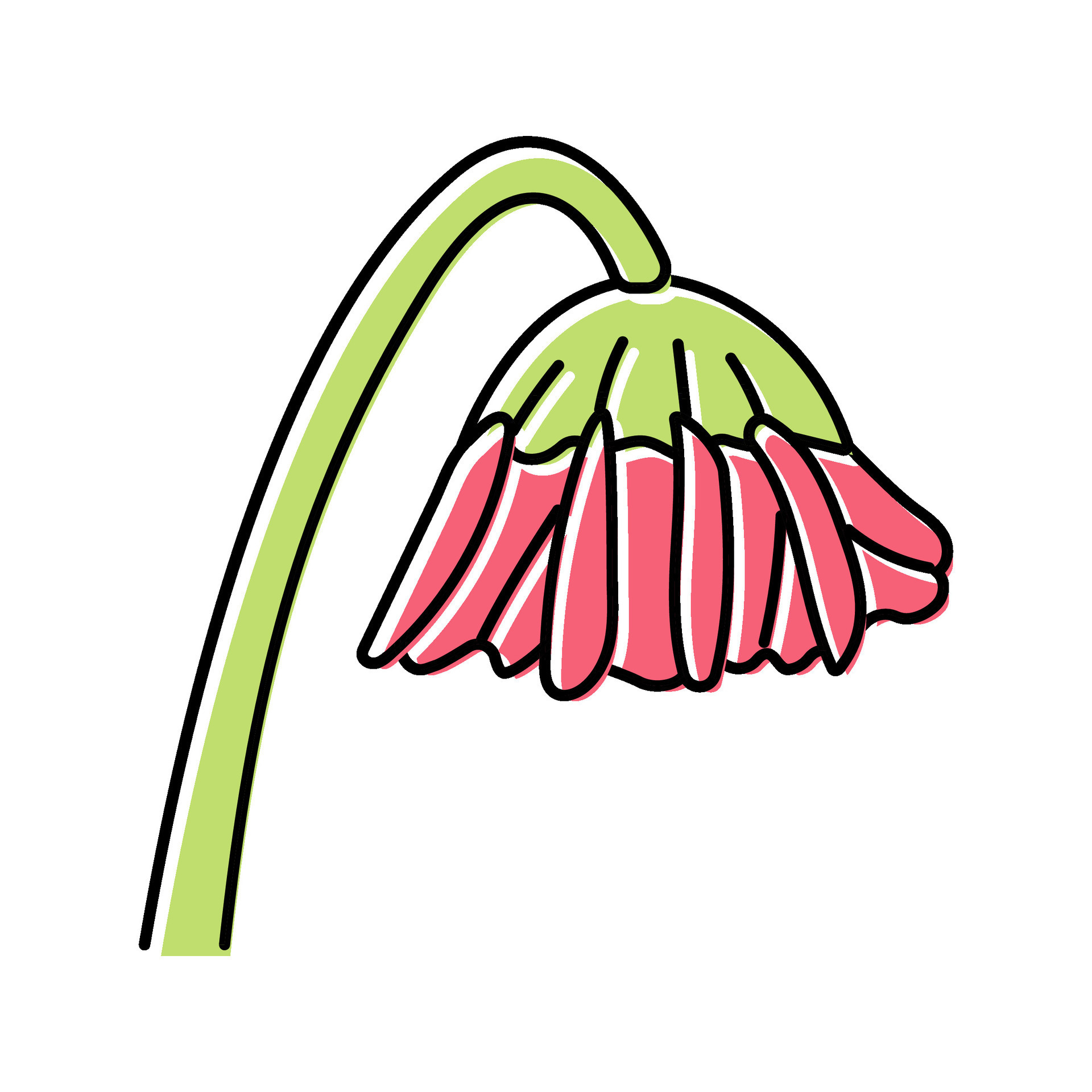 drooping flowers sad mood color icon vector illustration 35453098 ... drooping flowers sad mood color icon vector illustration 35453098 ...