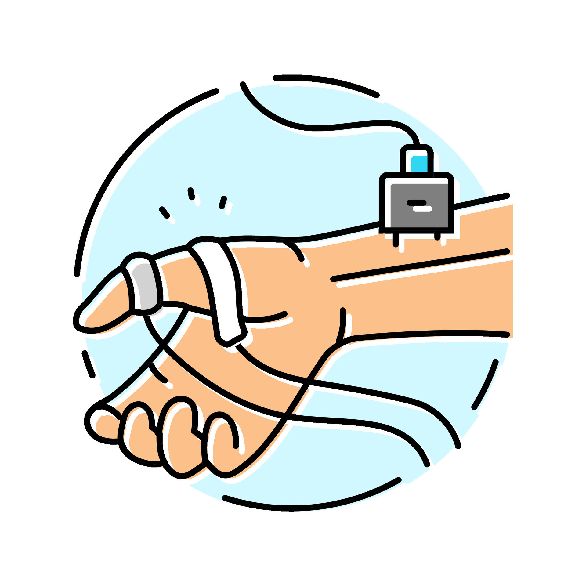 emg procedure neurologist color icon vector illustration 35453581 ... emg procedure neurologist color icon vector illustration 35453581 ...