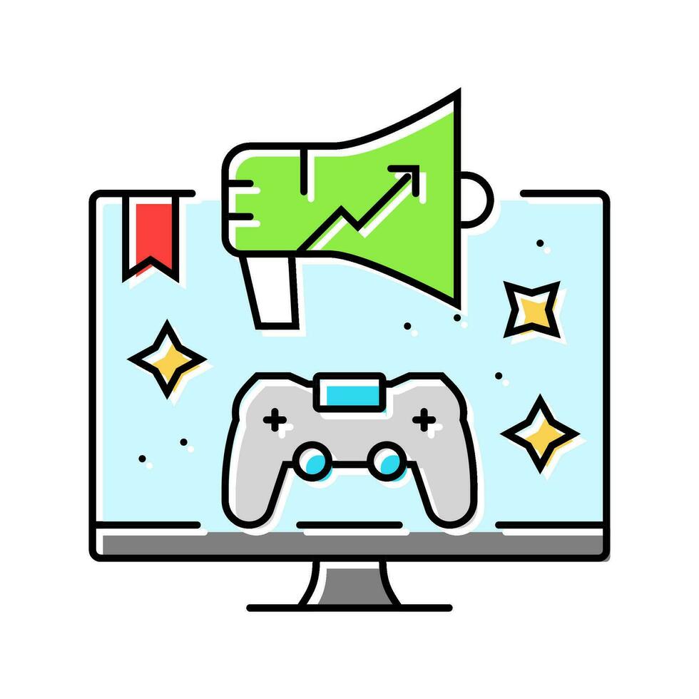 Marketing Game Development Color Icon Vector Illustration 35453739 Vector Art At Vecteezy