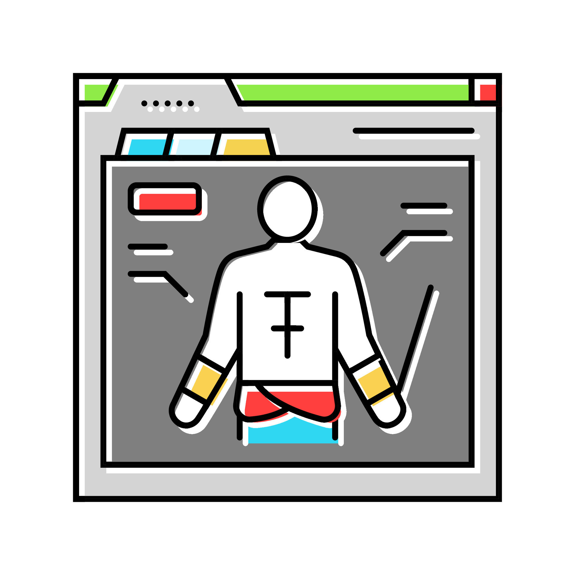 Character Design Game Development Color Icon Vector Illustration 35453759 Vector Art At Vecteezy