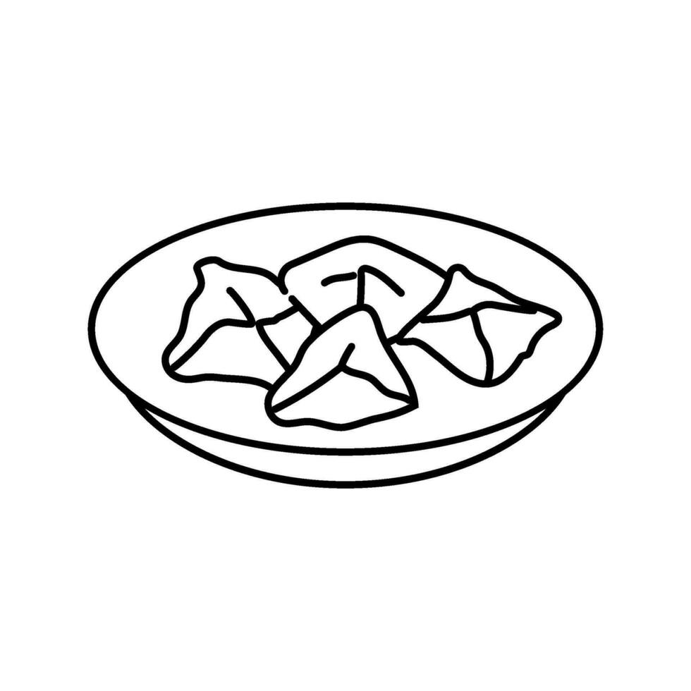 manti dumplings turkish cuisine line icon vector illustration 35456122 ... manti dumplings turkish cuisine line icon vector illustration 35456122 ...