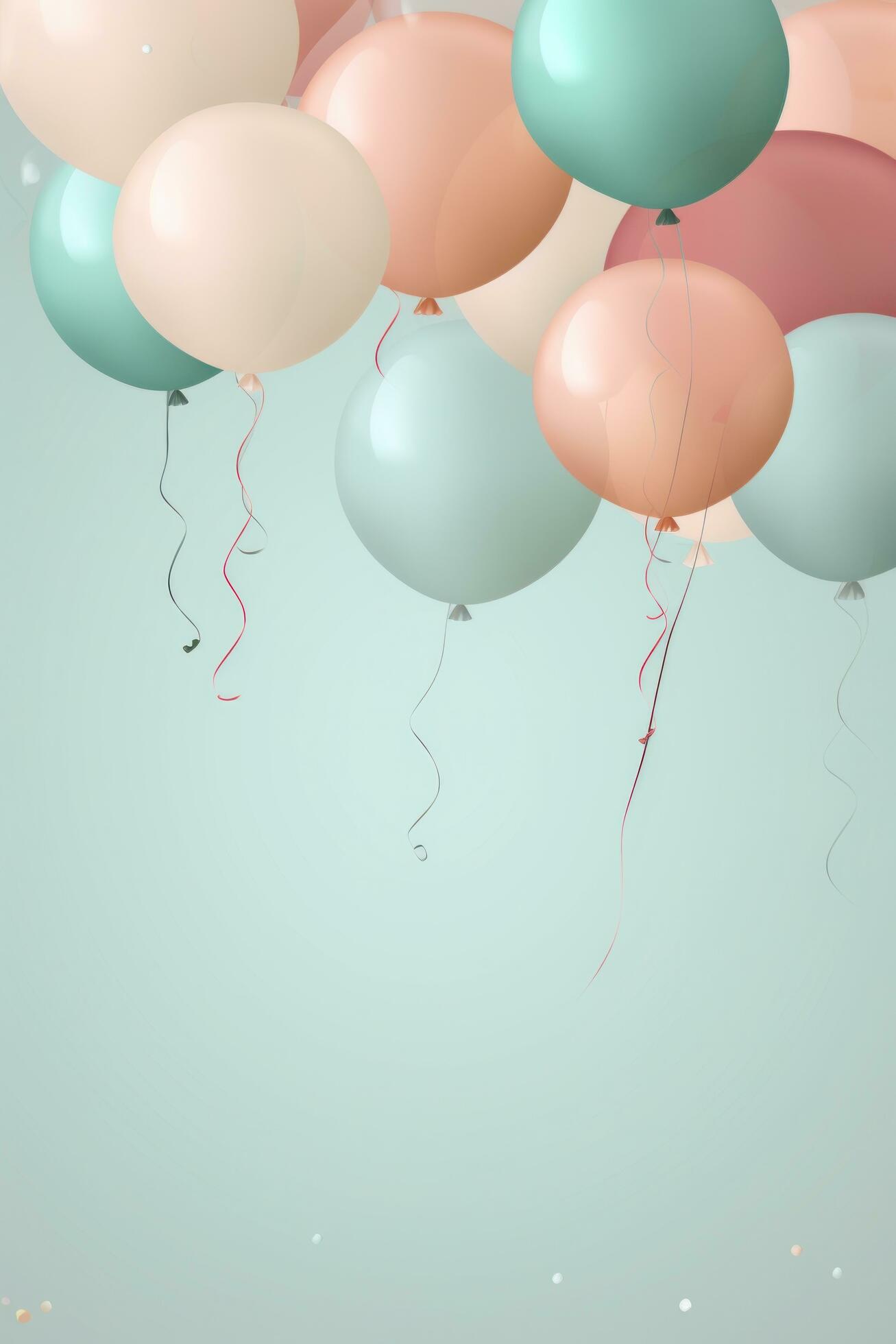AI generated A minimalist yet stylish birthday background with a simple ...