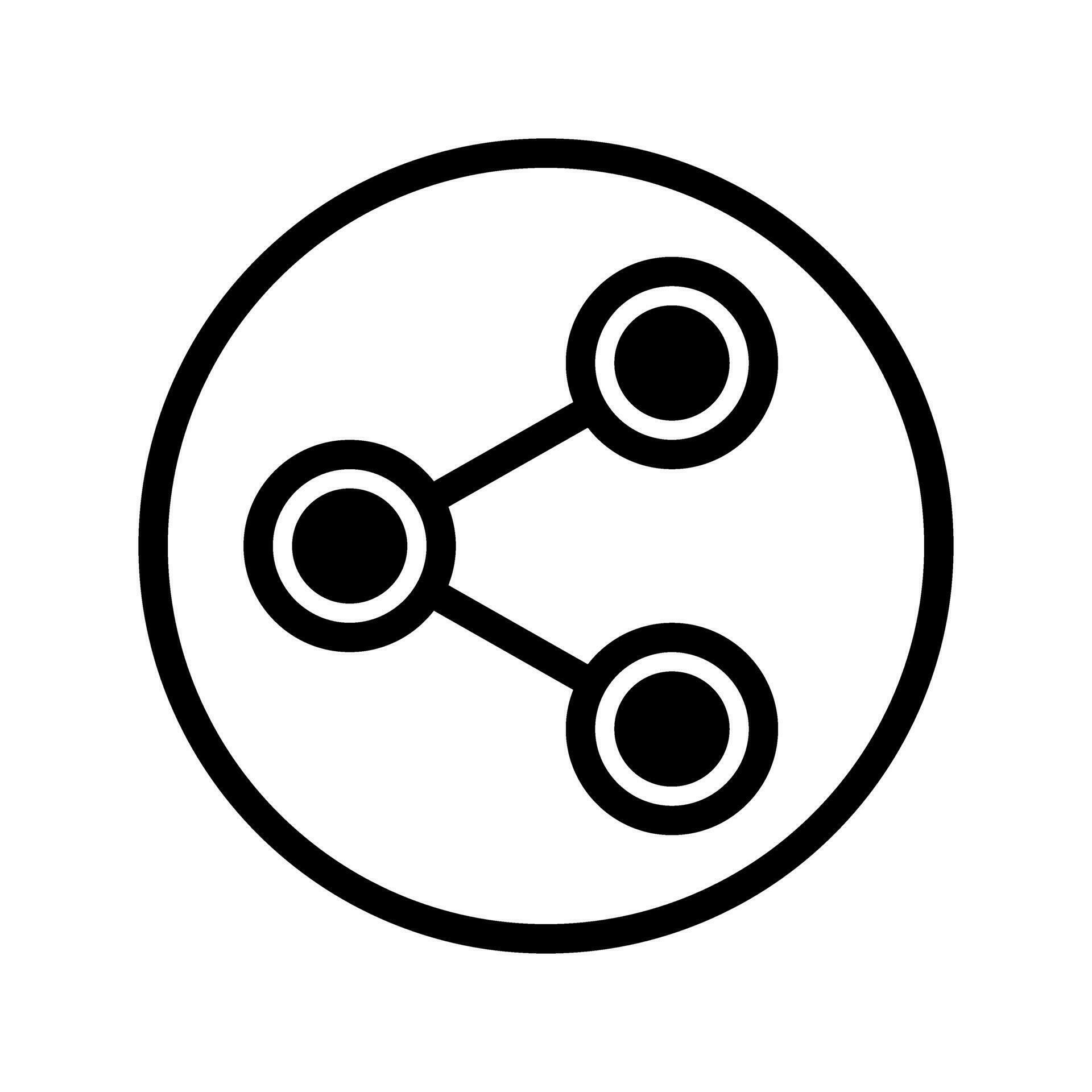 Share vector icon. Arrow symbol. button connection illustration sign. 35460353 Vector Art at ...