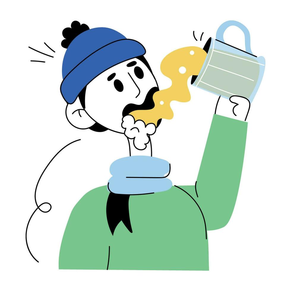 Trendy Drinking Beer 35461099 Vector Art at Vecteezy Trendy Drinking Beer 35461099 Vector Art at Vecteezy