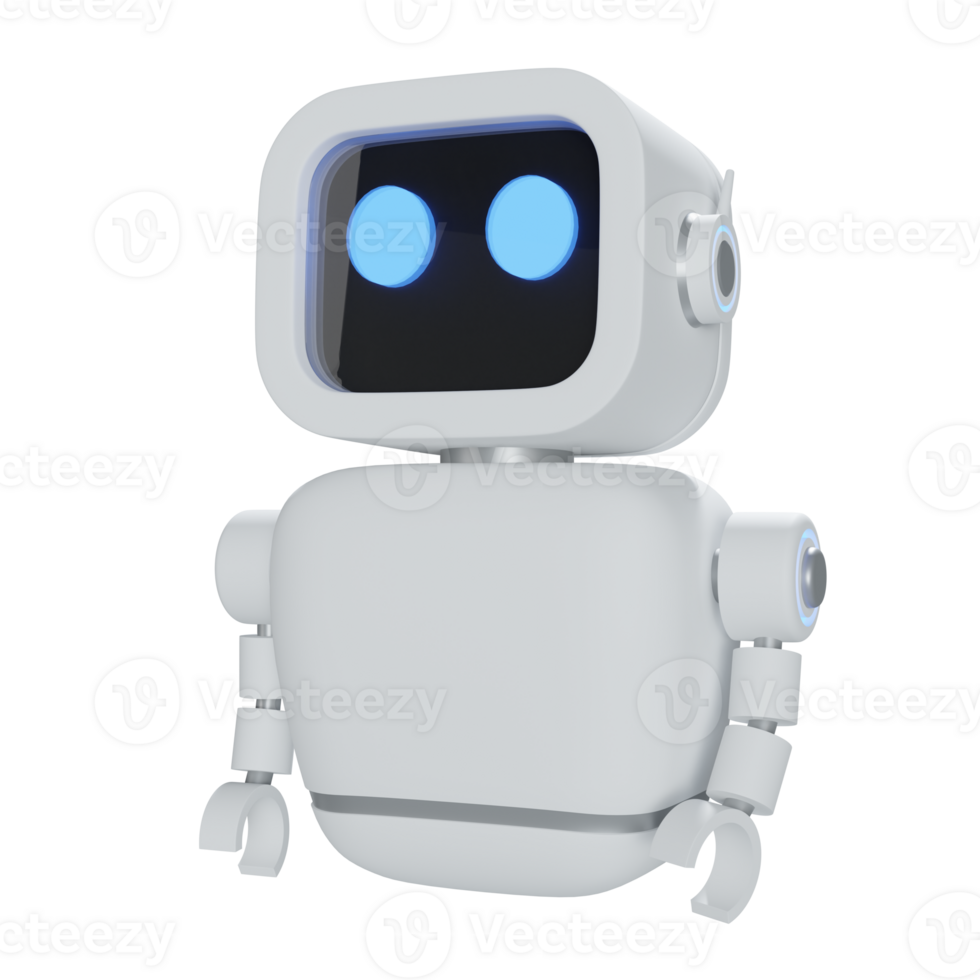 3D Robot chatbot, AI in science and business, Technology and engineering concept 35469791 PNG