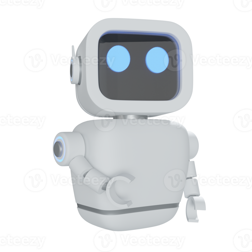 3D Robot chatbot, AI in science and business, Technology and engineering concept 35469796 PNG