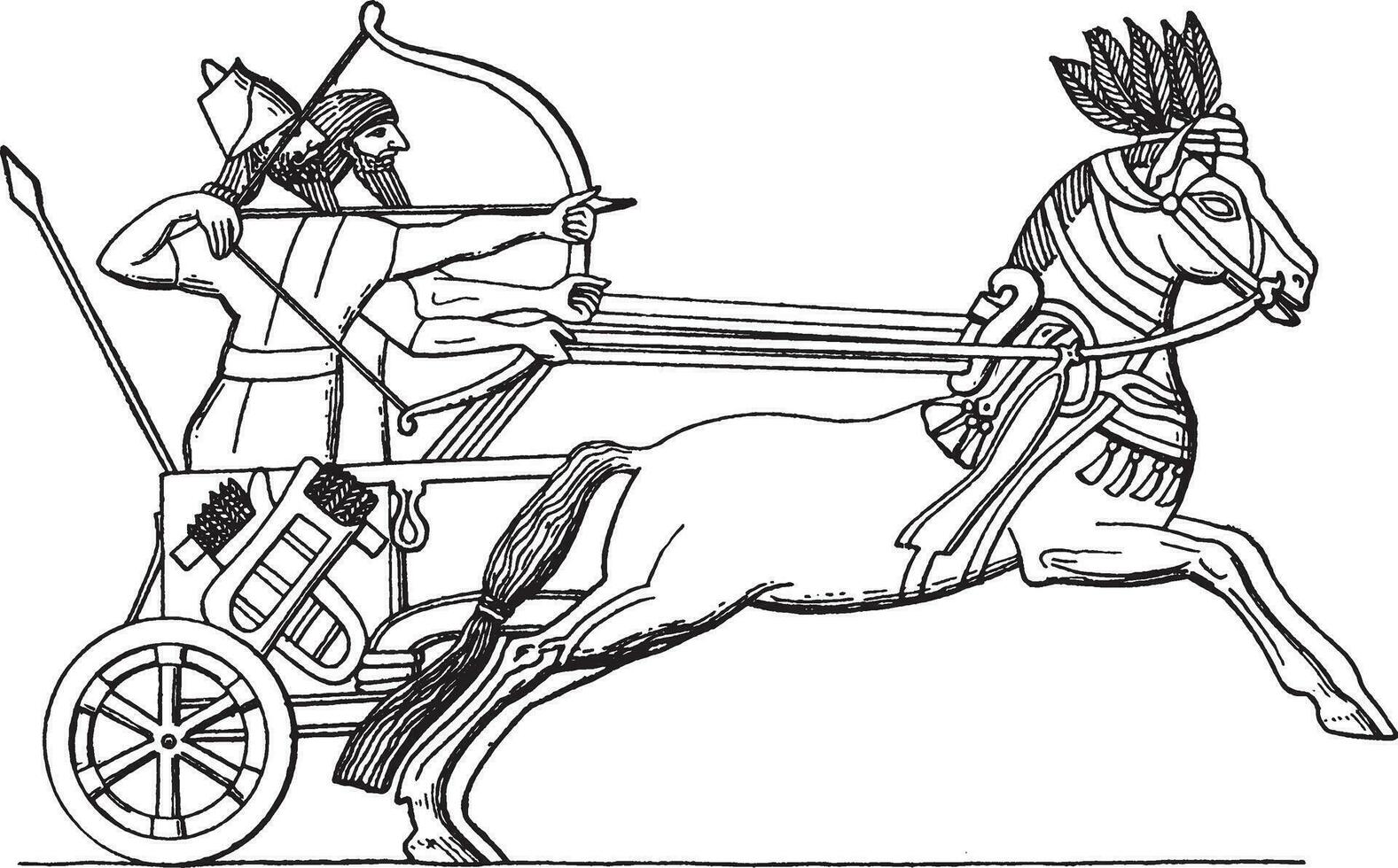 Assyrian Vintage Illustration 35475873 Vector Art At Vecteezy