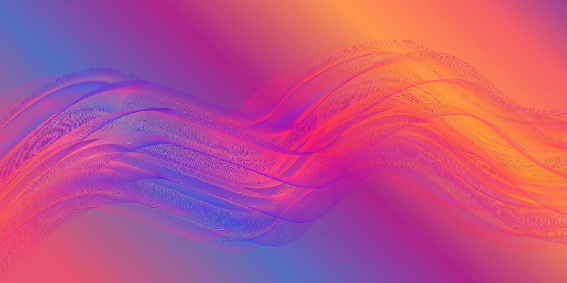 Modern Abstract Colorful Wave Shape Background Design 35486975 Vector