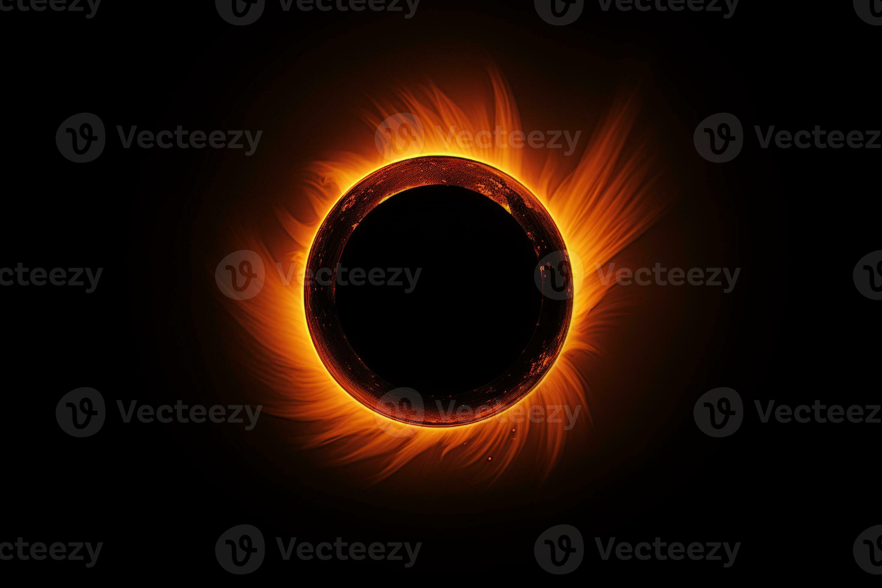AI generated Captivating solar eclipse a breathtaking celestial ...