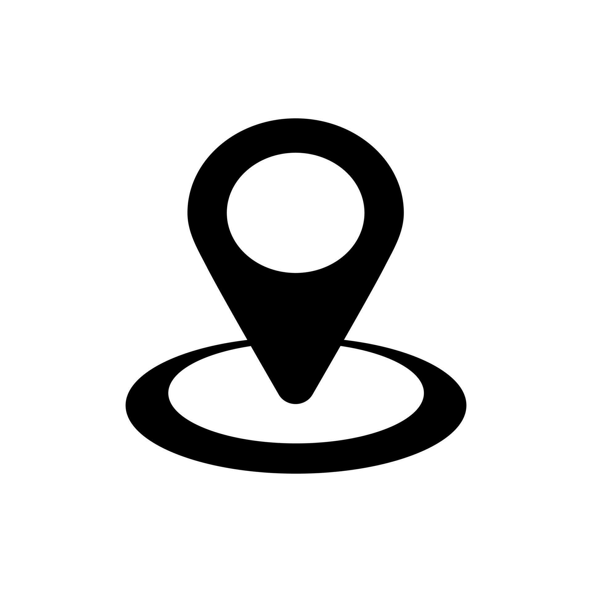 Location map pointer icon GPS positioning symbol.flat design style vector eps 35490465 Vector ...
