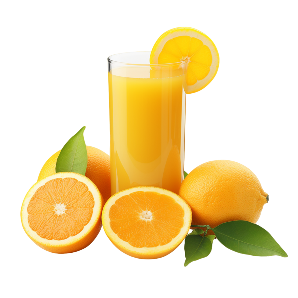 AI generated juice lemon orange drink food drink 35497790 PNG