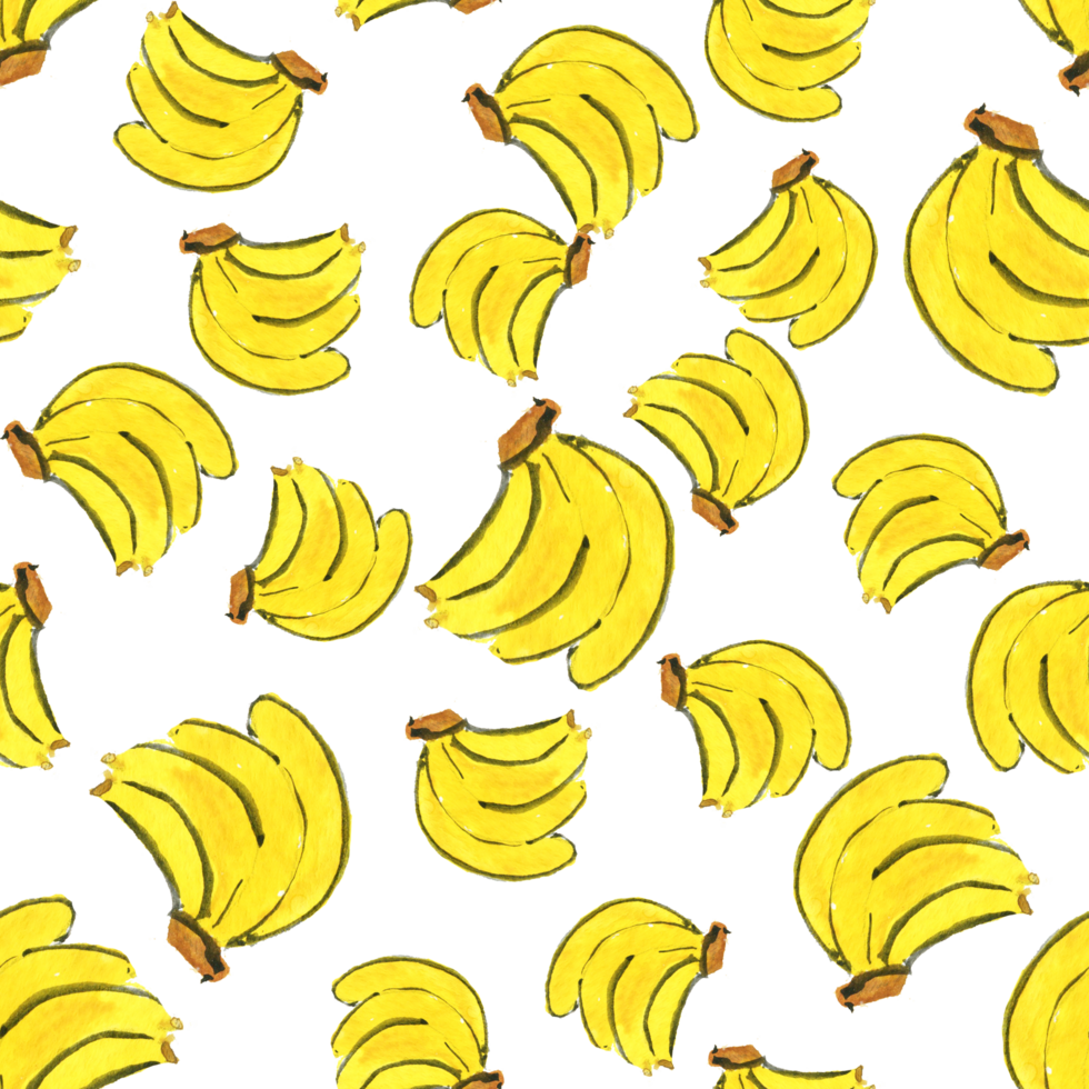 Banana Seamless Pattern Cute Yellow Cute 35499700 Png