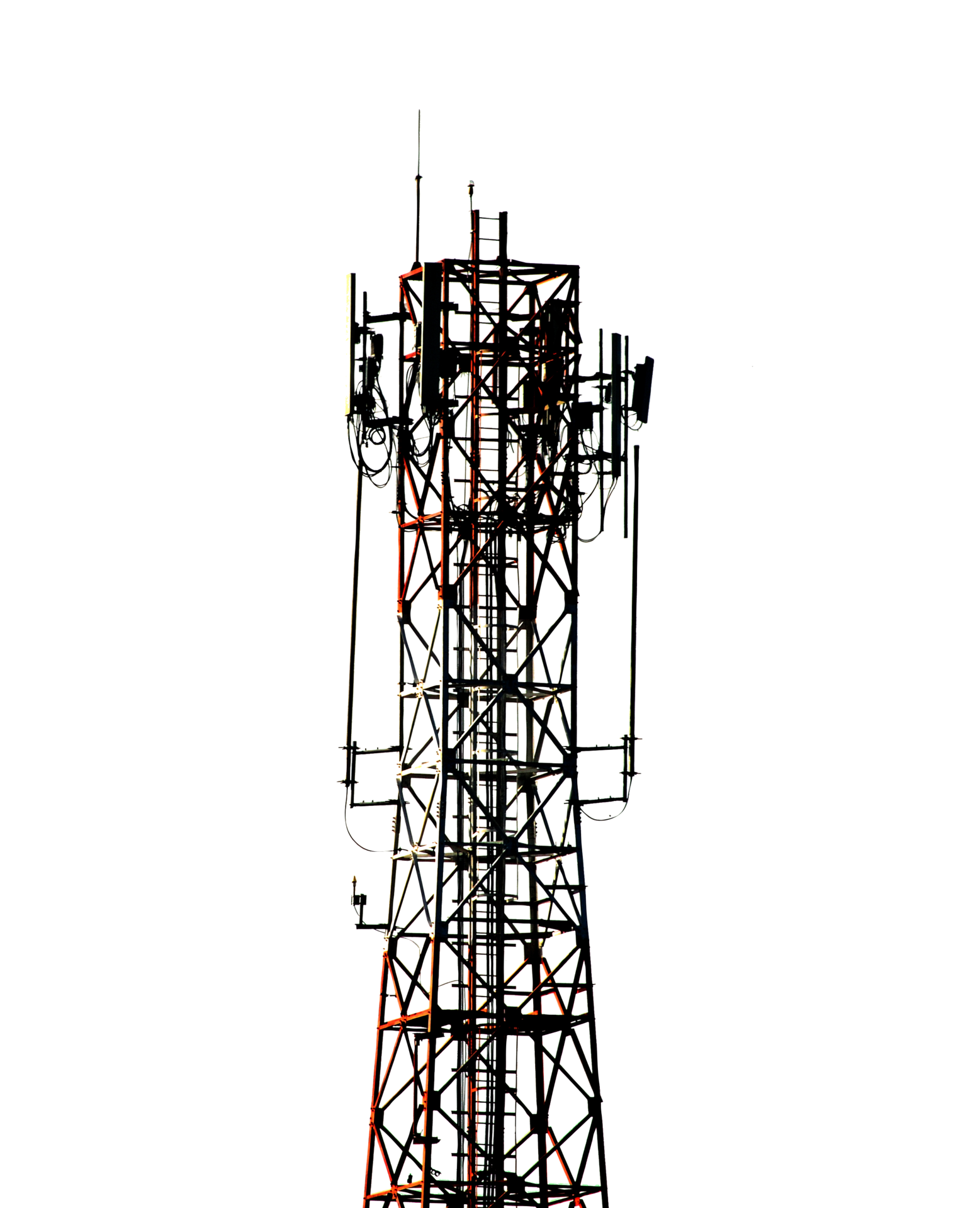 Communication towers on transparent background PNG 35500297 PNG