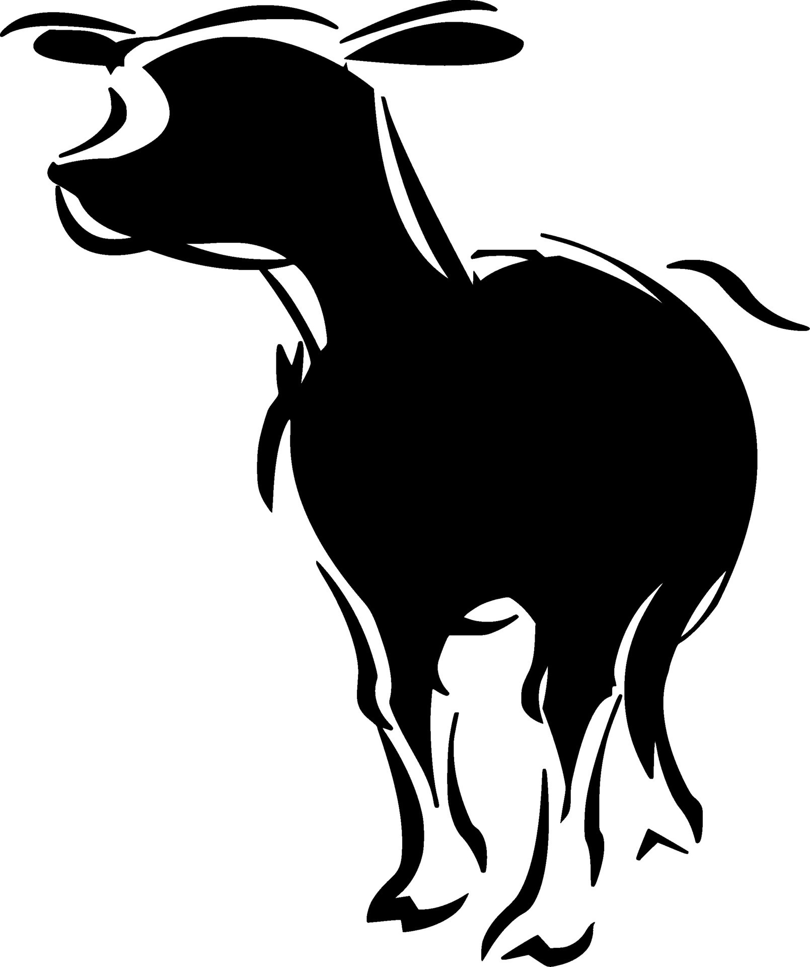 Sheep Silhouette Vector On White Background 35509400 Vector Art At Vecteezy