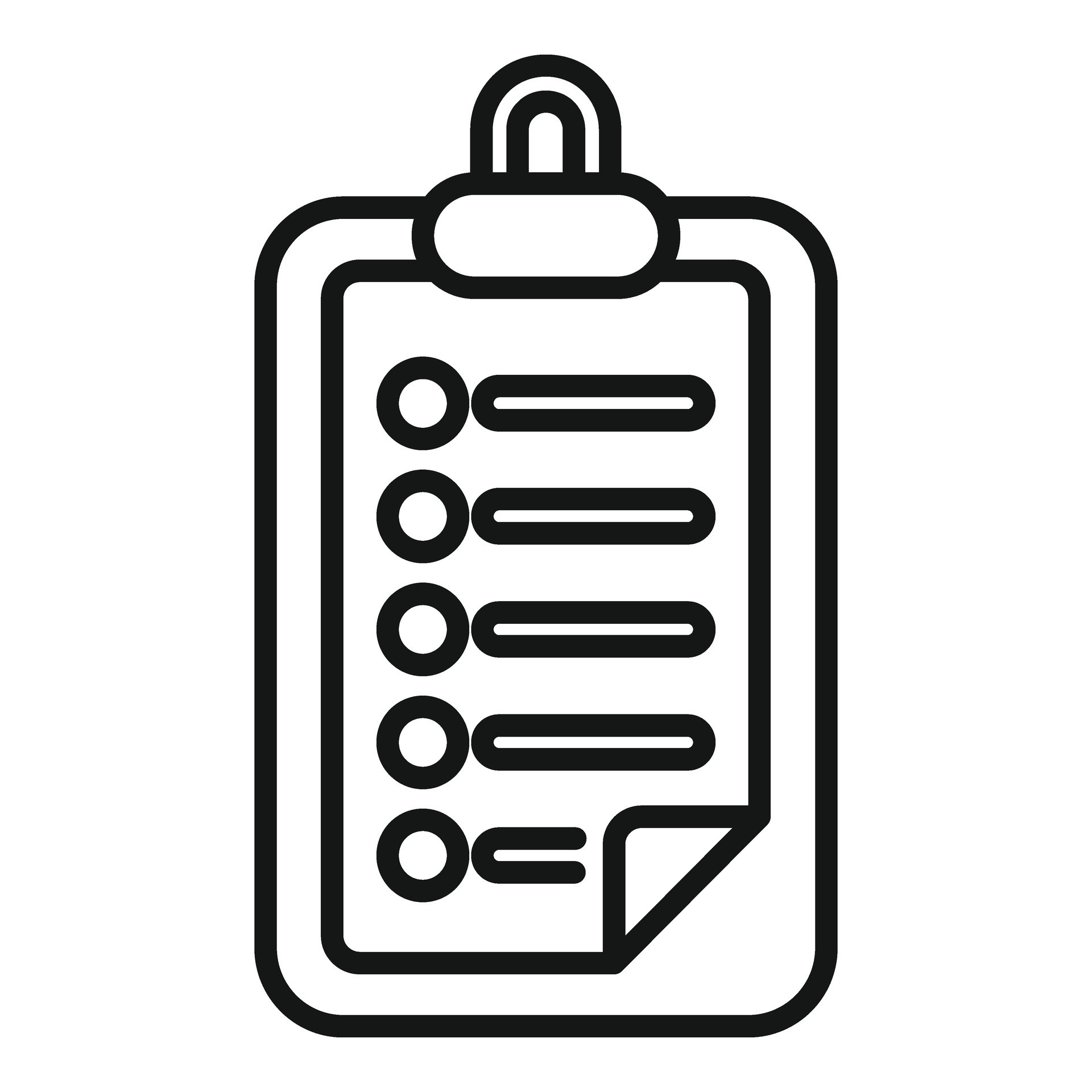 Record Keeping Clipboard Icon Outline Vector Screen Plan 35510136