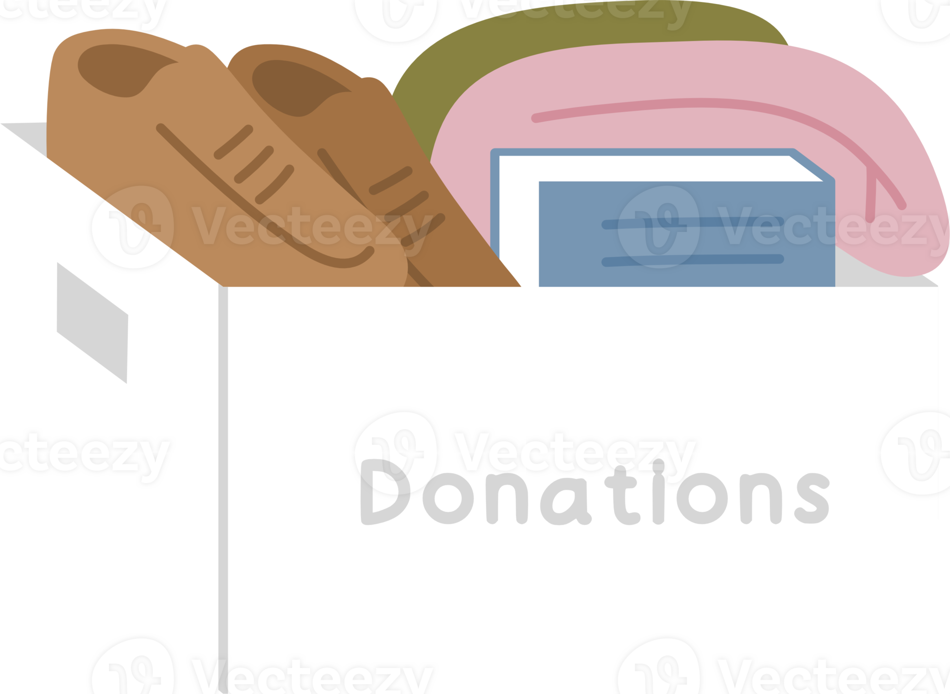 Donation items inside box clipart 35517549 PNG Donation items inside box clipart 35517549 PNG