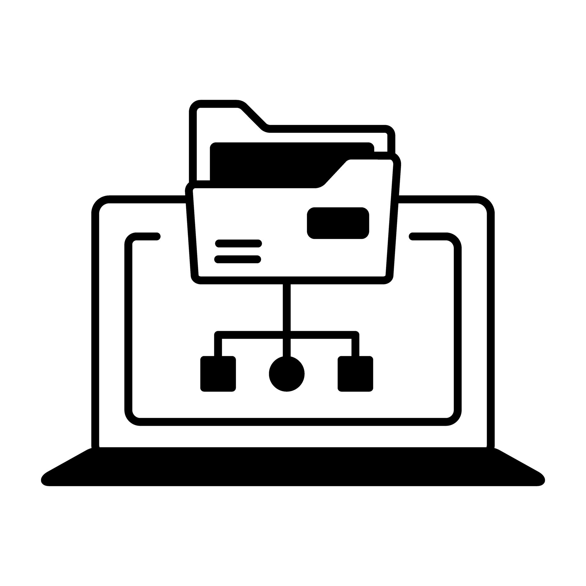 Data Management Line Icons 35518642 Vector Art At Vecteezy