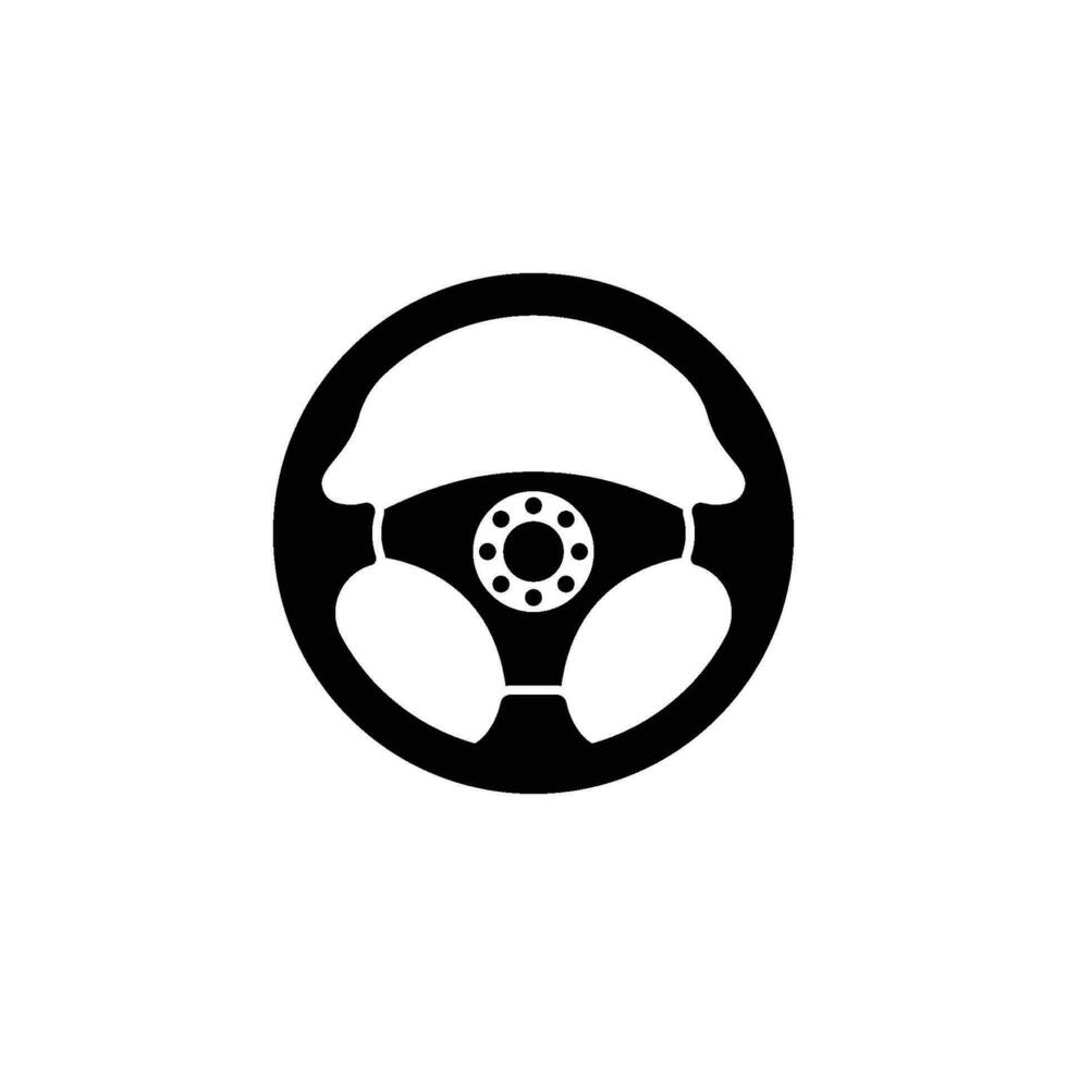 steering wheel icon 35526554 Vector Art at Vecteezy