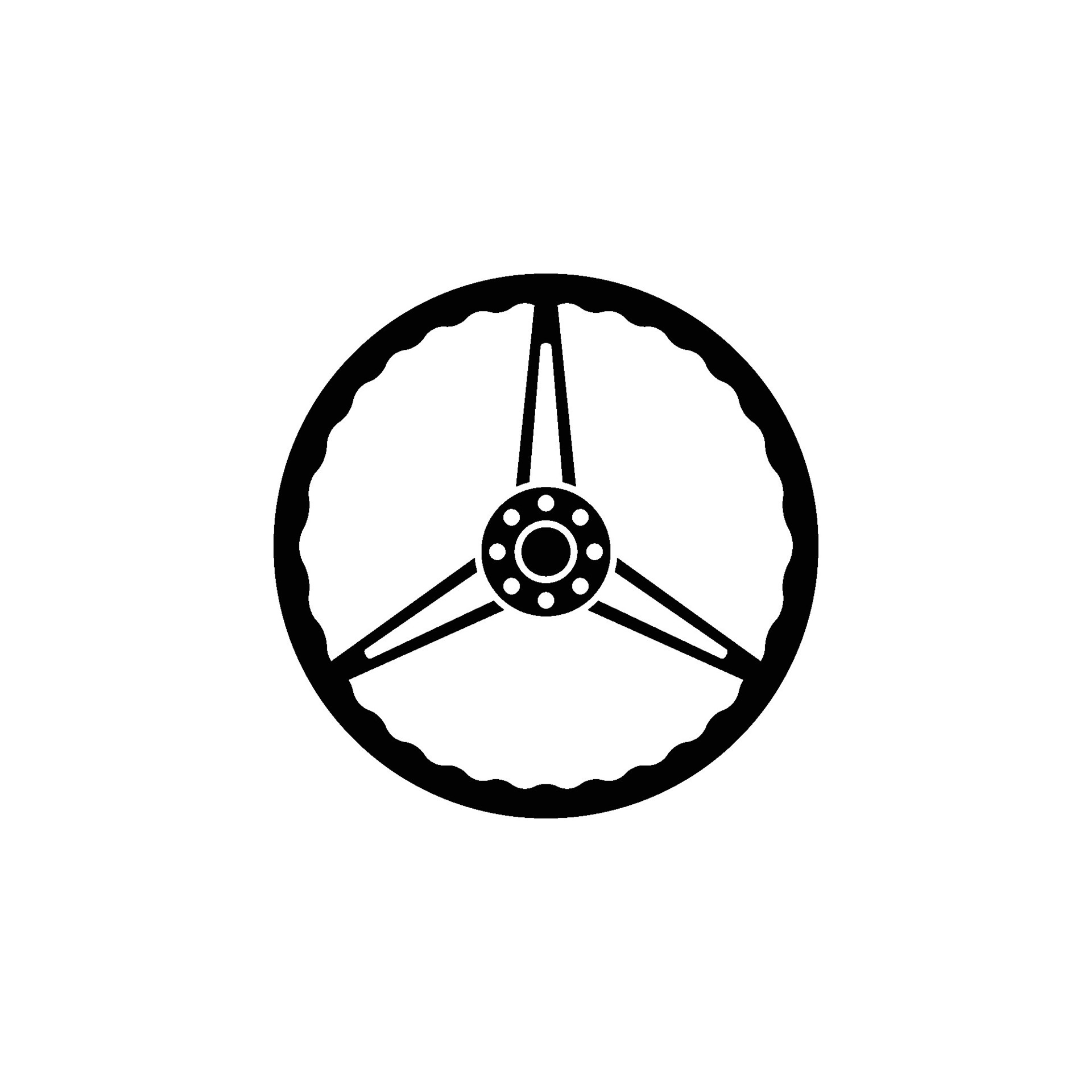 steering wheel icon 35526620 Vector Art at Vecteezy