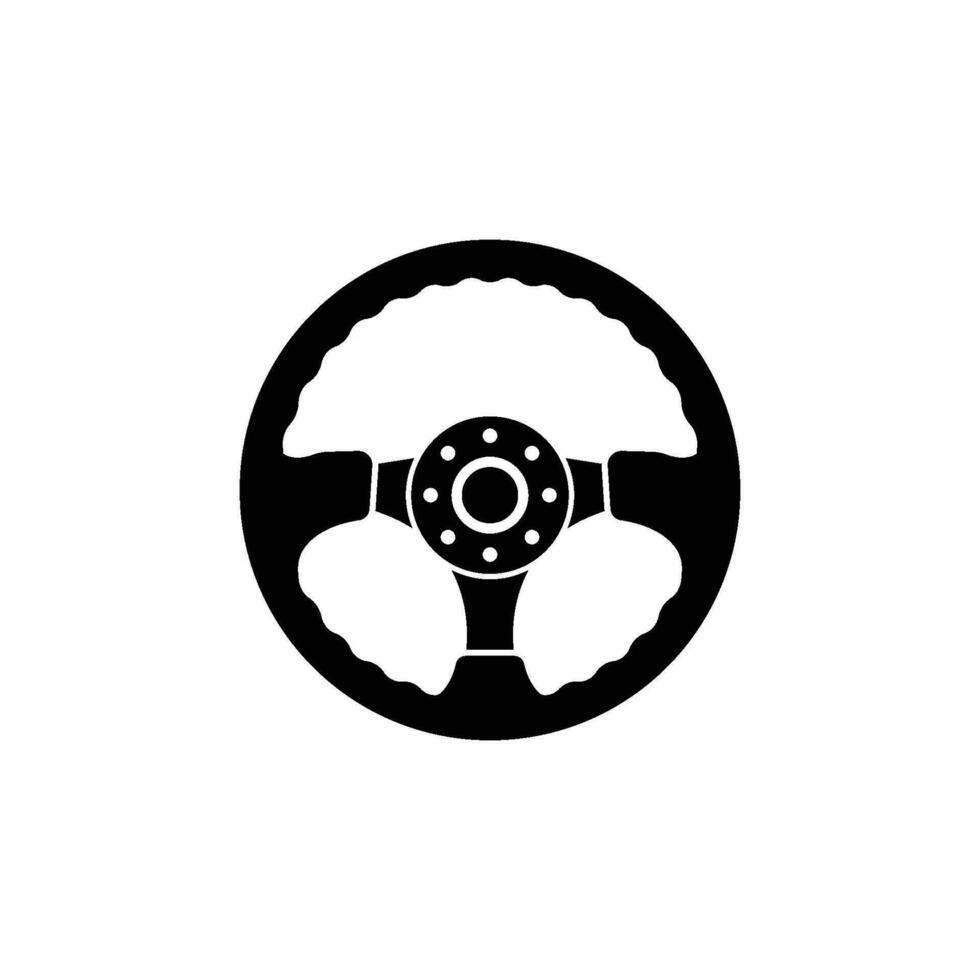 steering wheel icon 35526645 Vector Art at Vecteezy